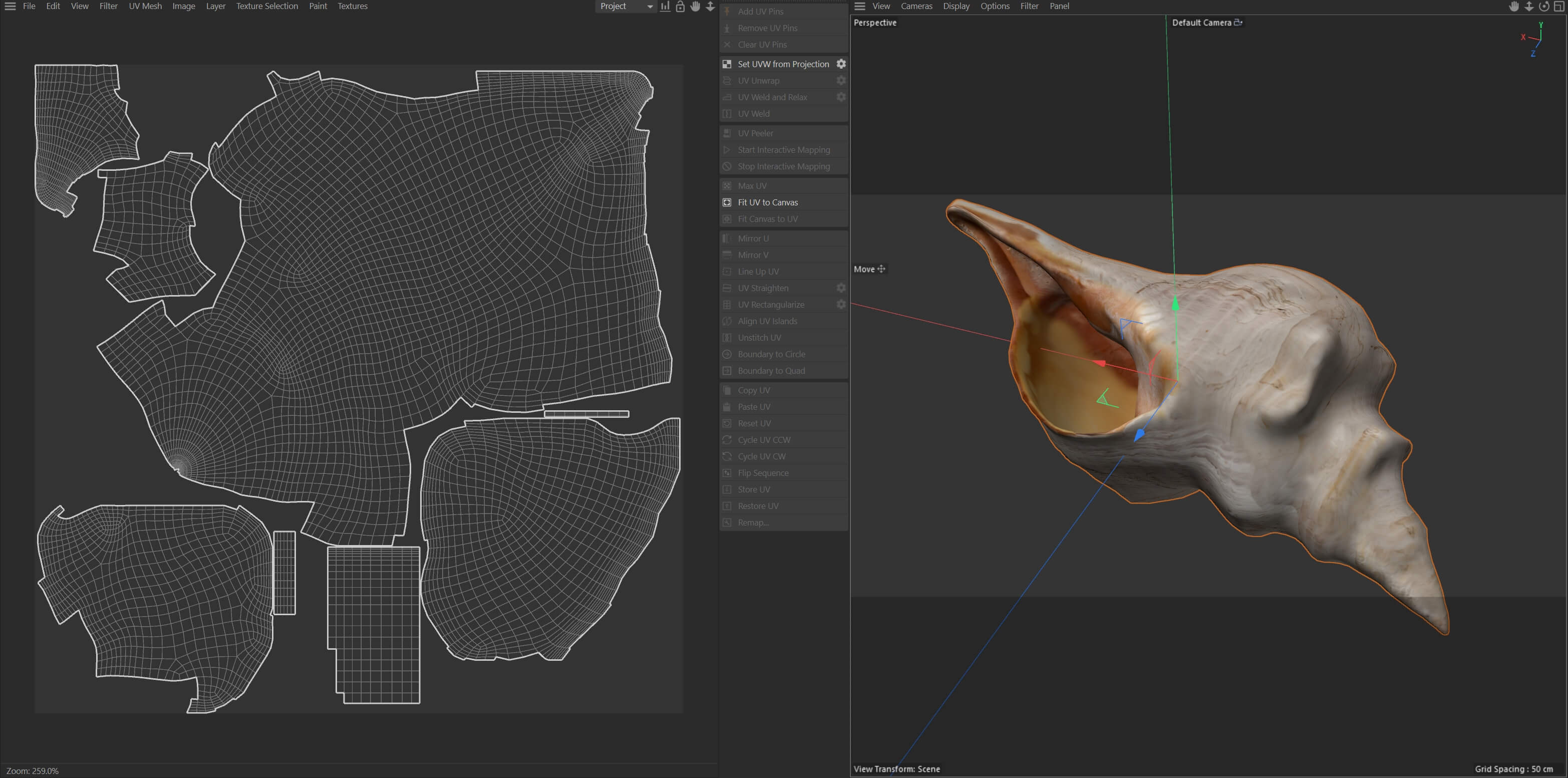 Horse Conch 3d model by 3dstudio
