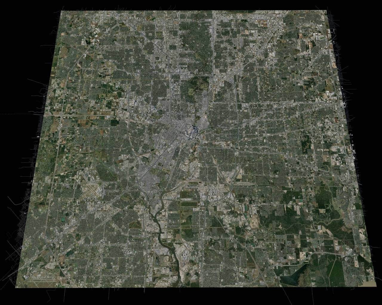 Houston Texas - 3D Model by 3dstudio