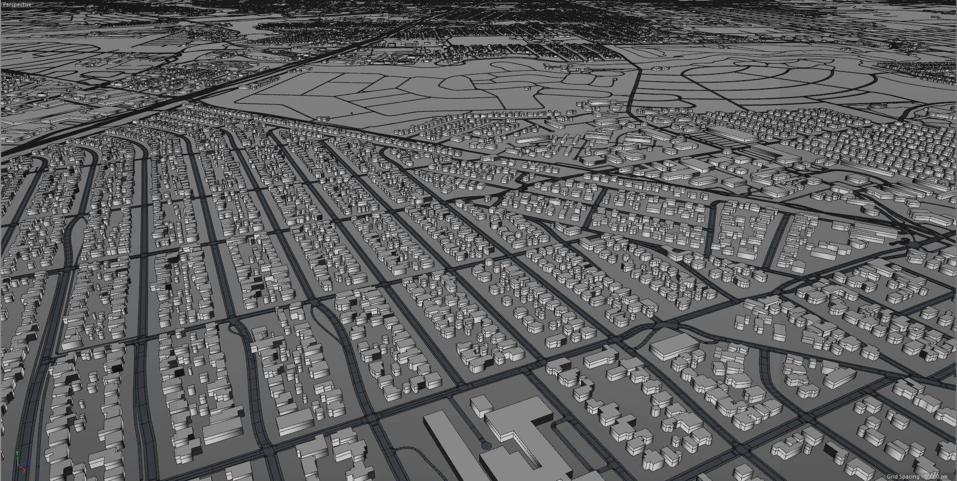 Houston Texas - 3D Model by 3dstudio