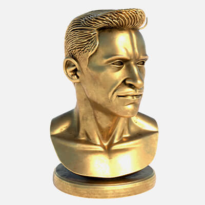 Hugh Statue 3d model by 3dstudio