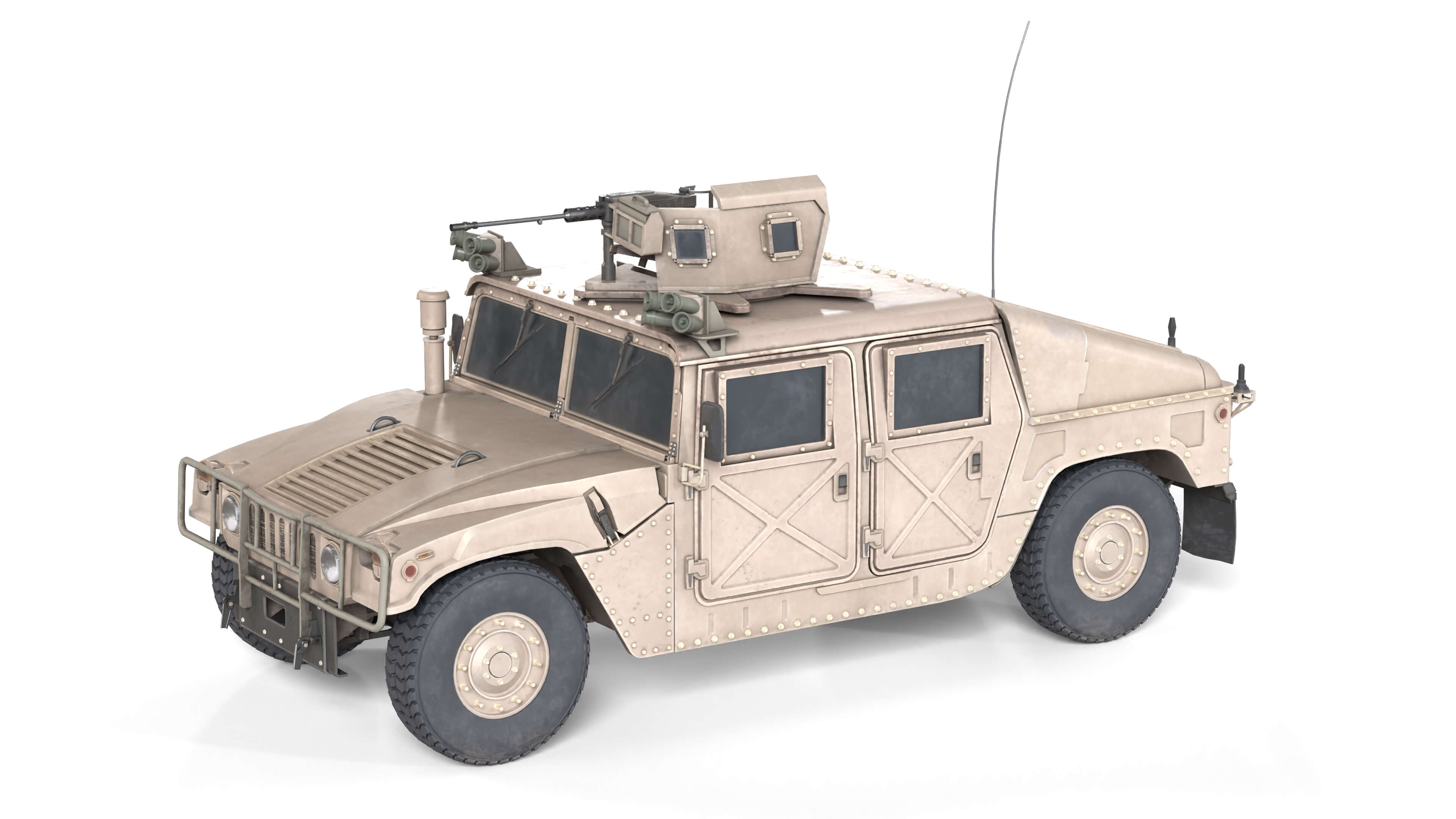 Hummer H1 Hmmwv Tank - 3D Model by 3dstudio