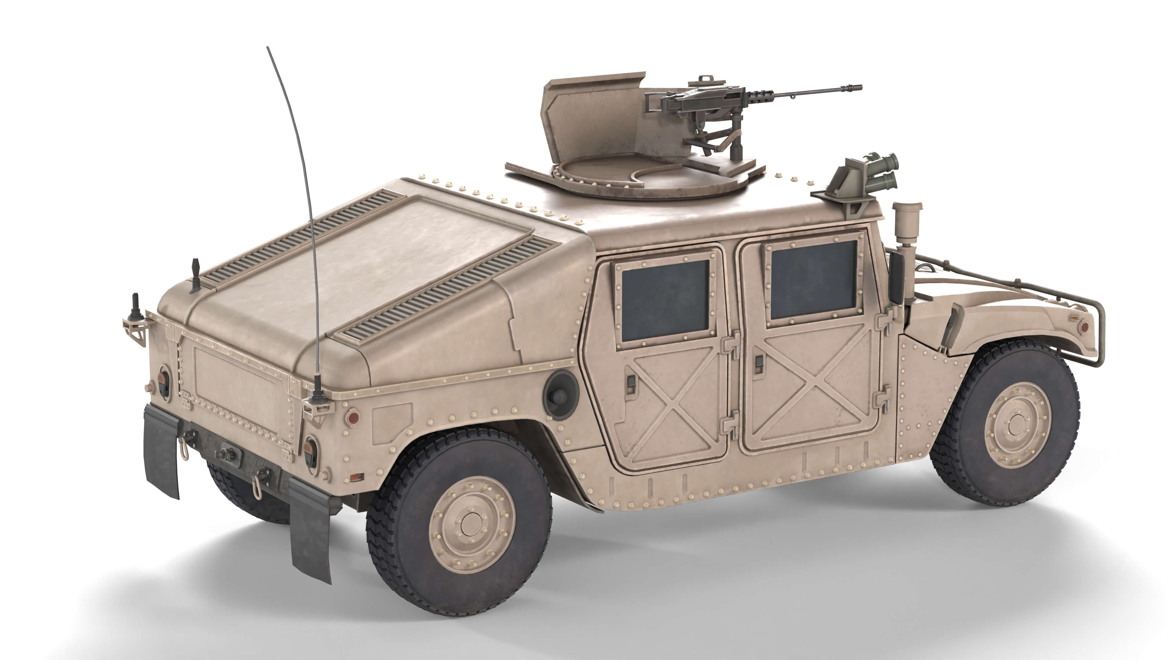 Hummer H1 Hmmwv Tank - 3D Model by 3dstudio