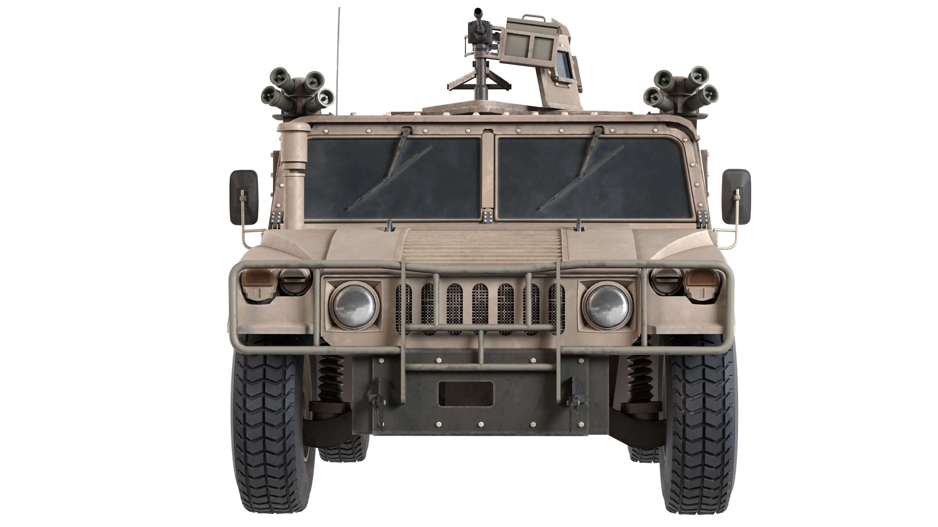 Hummer H1 Hmmwv Tank - 3D Model by 3dstudio