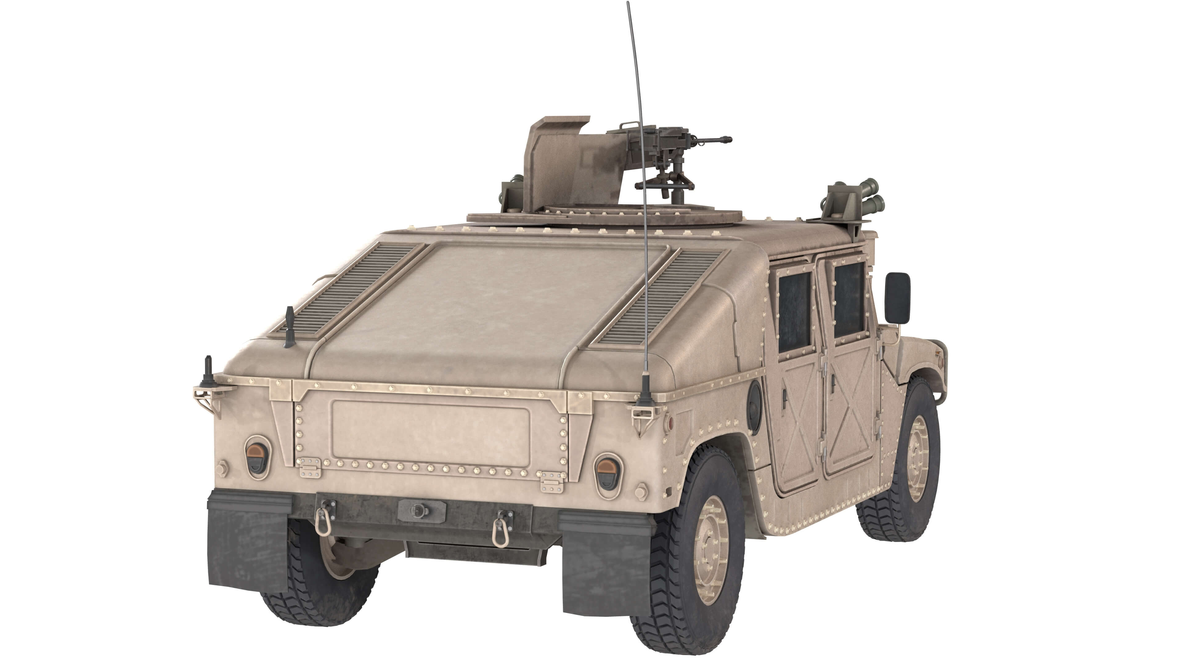 Hummer H1 Hmmwv Tank - 3D Model by 3dstudio