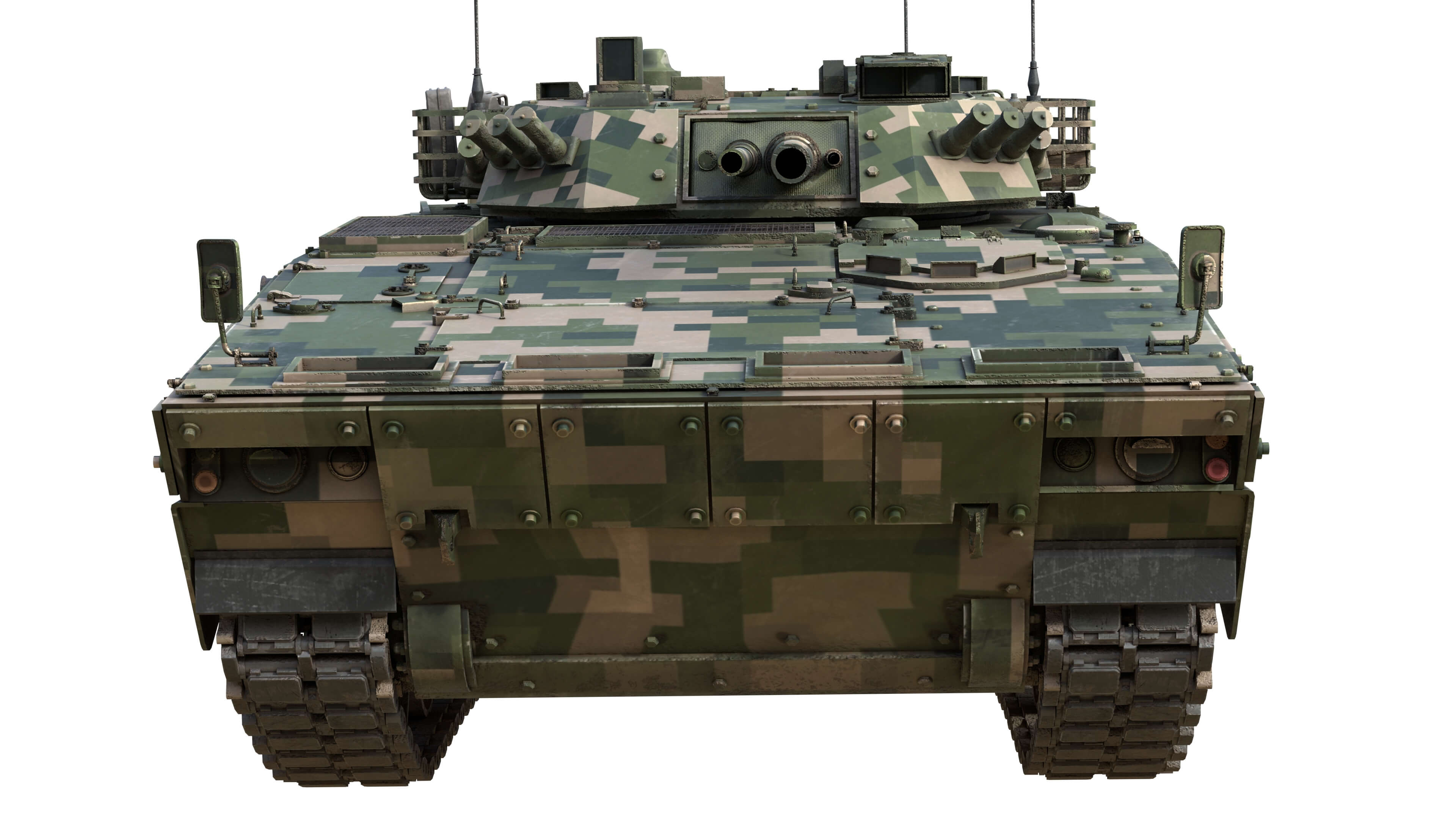 IFV ZBD-04 Chinese Tank 3D Model by 3dstudio