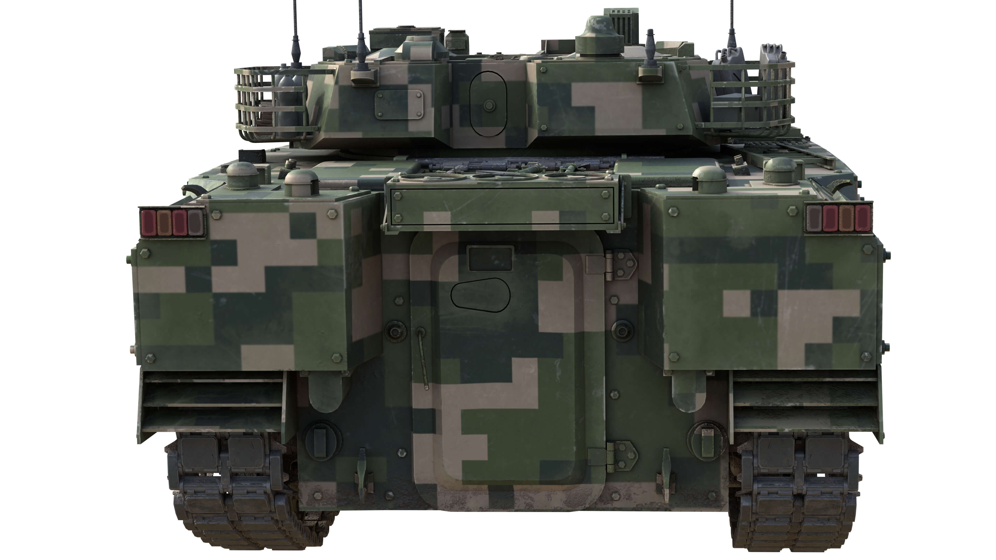 IFV ZBD-04 Chinese Tank 3D Model by 3dstudio