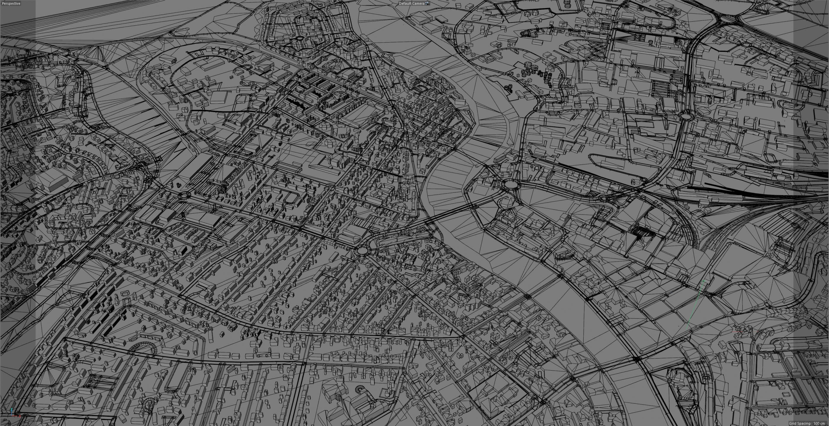 Inverness City United Kingdom 3D Model 30km by 3dstudio