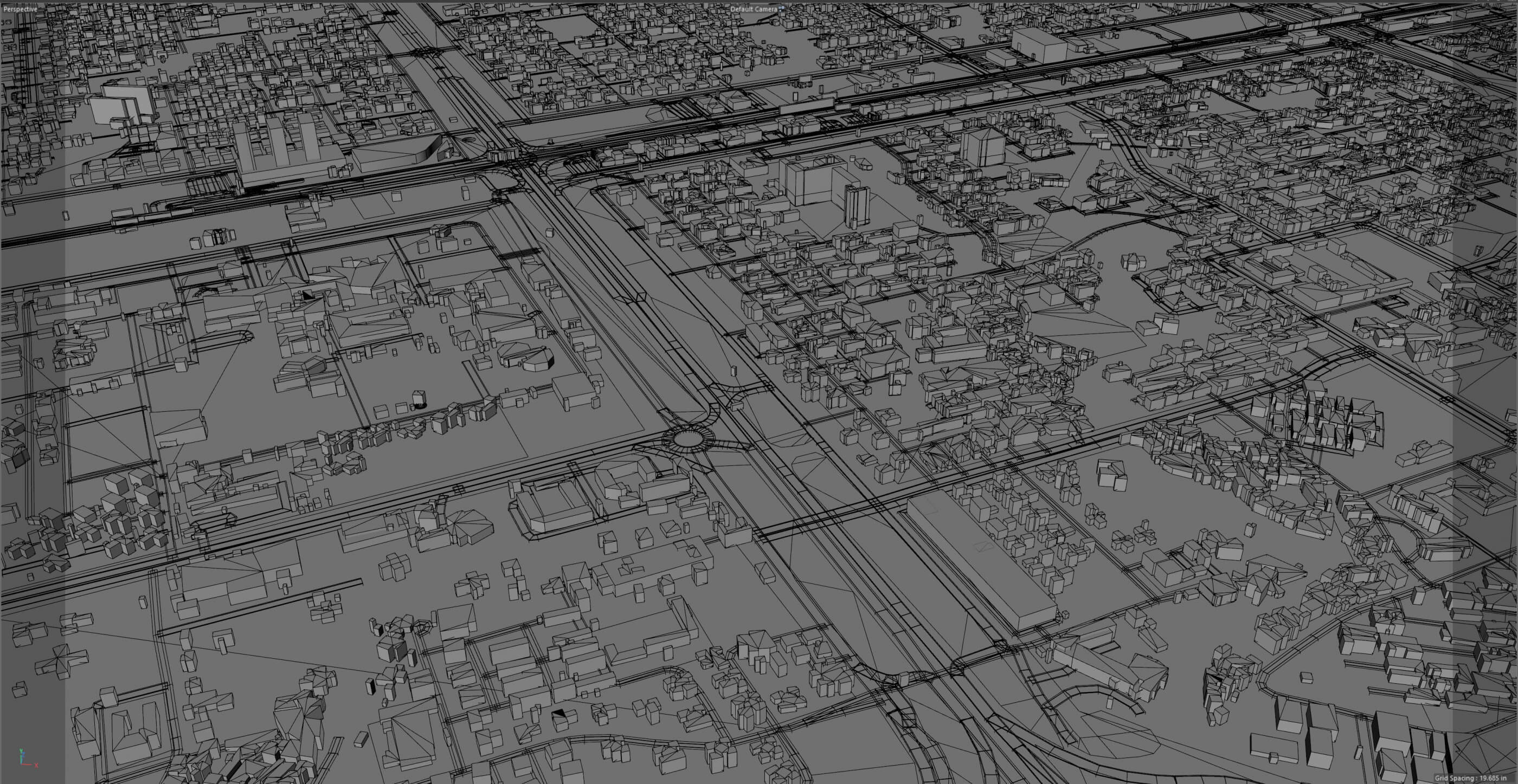 Islamabad City Pakistan 3D Model 50km by 3dstudio