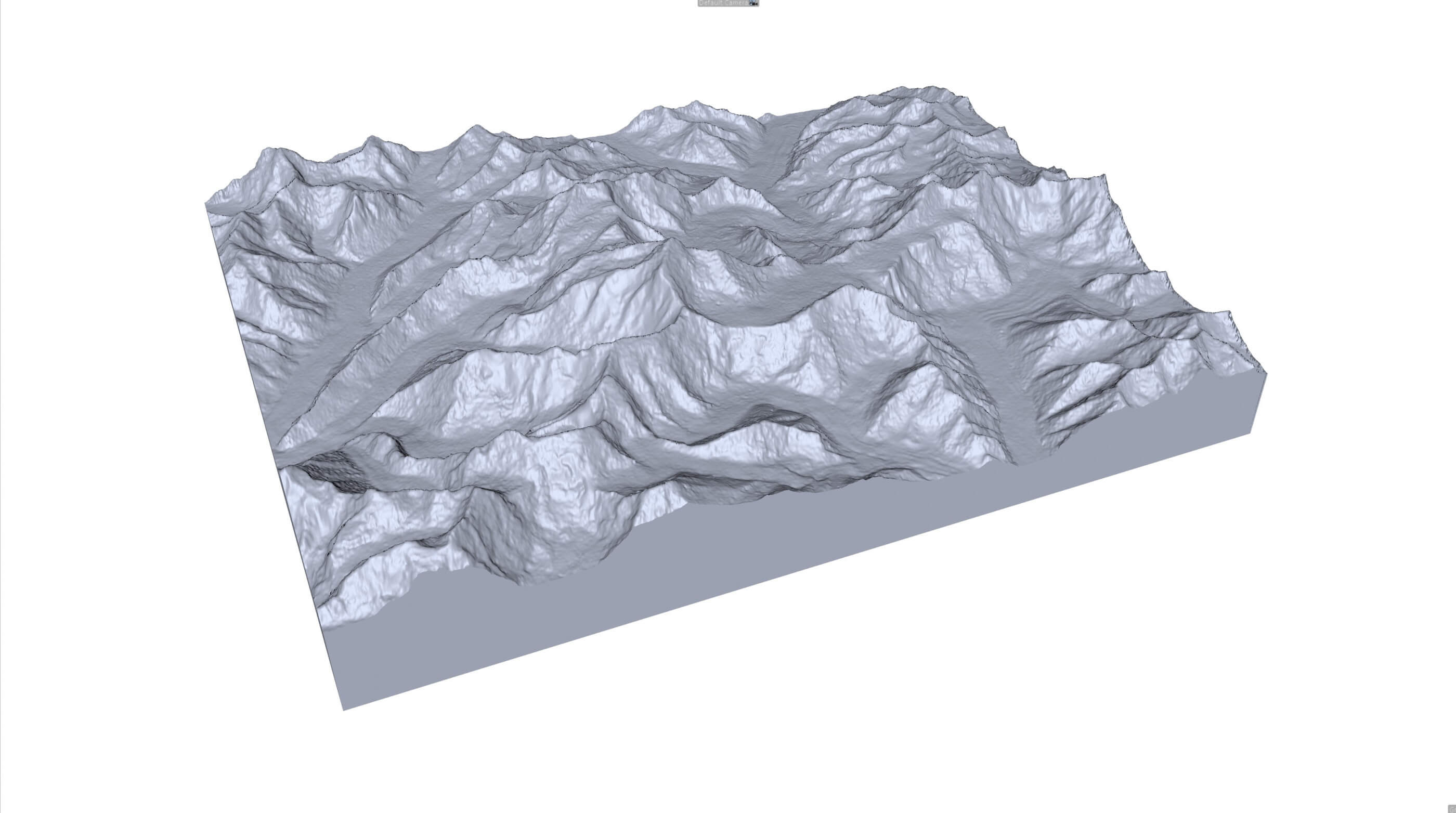 Ismoil Somoni Peak Mountain Tajikistan Terrain 3D Model by 3dstudio