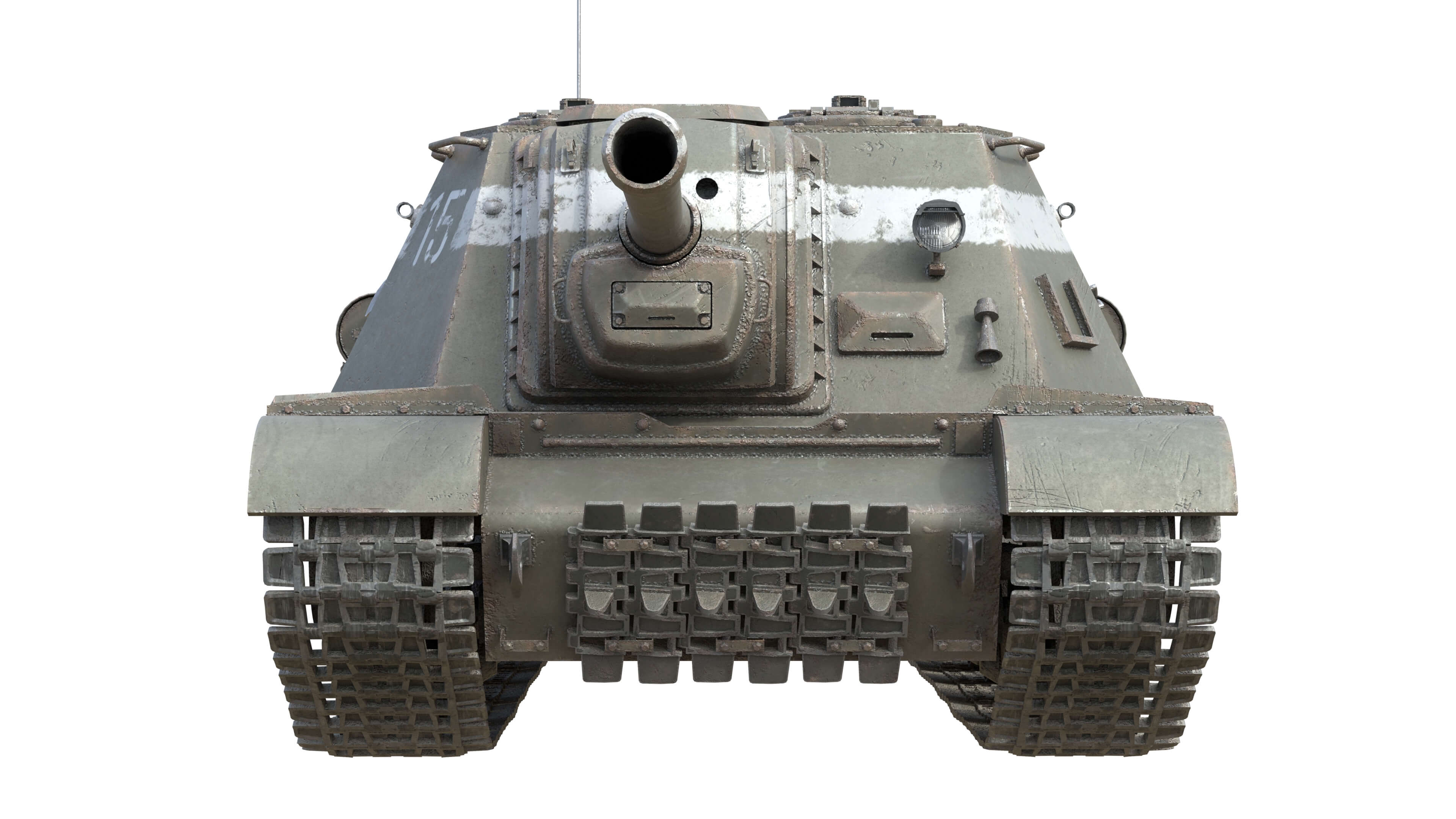 ISU 122 Self Propelled Gun - 3D Model by 3dstudio