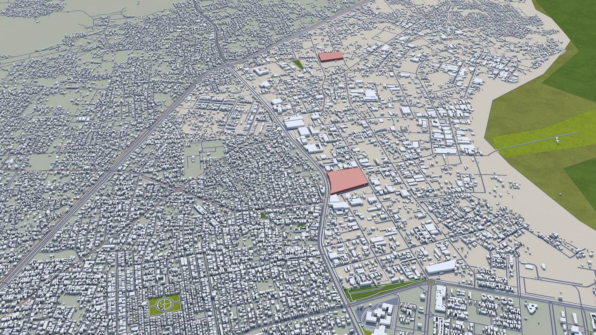 Jaipur, India 50km AI - 3D Model by 3dstudio