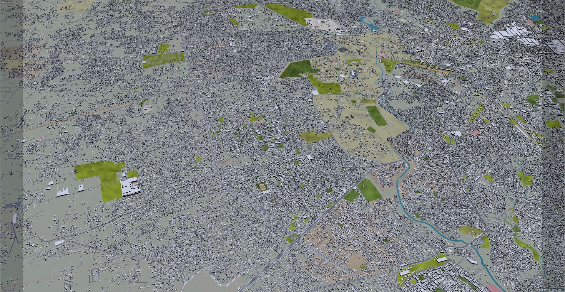 Jaipur, India 50km - 3D Model by 3dstudio