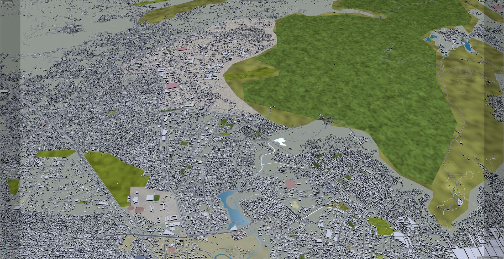 Jaipur, India 50km - 3D Model by 3dstudio