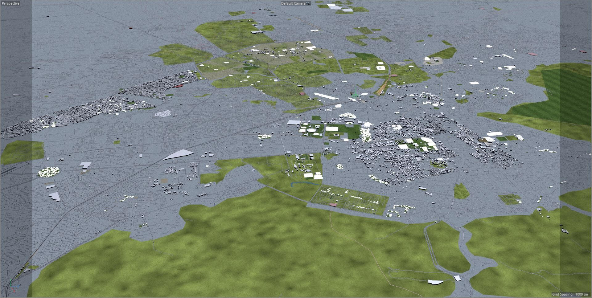 Jaipur India 50km - 3D Model by 3dstudio