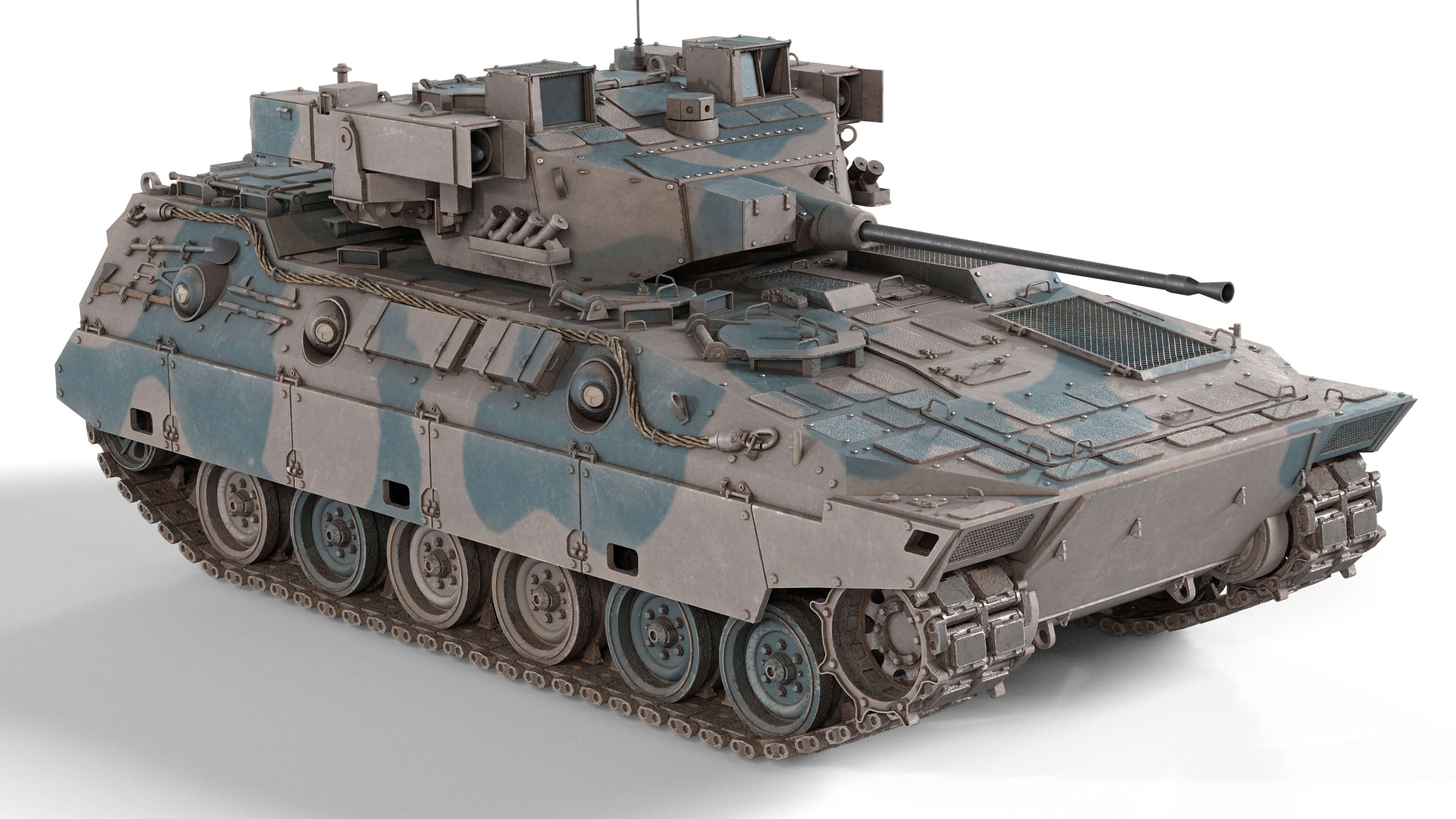 Japanese Type 89 IFV Tank - 3D Model by 3dstudio
