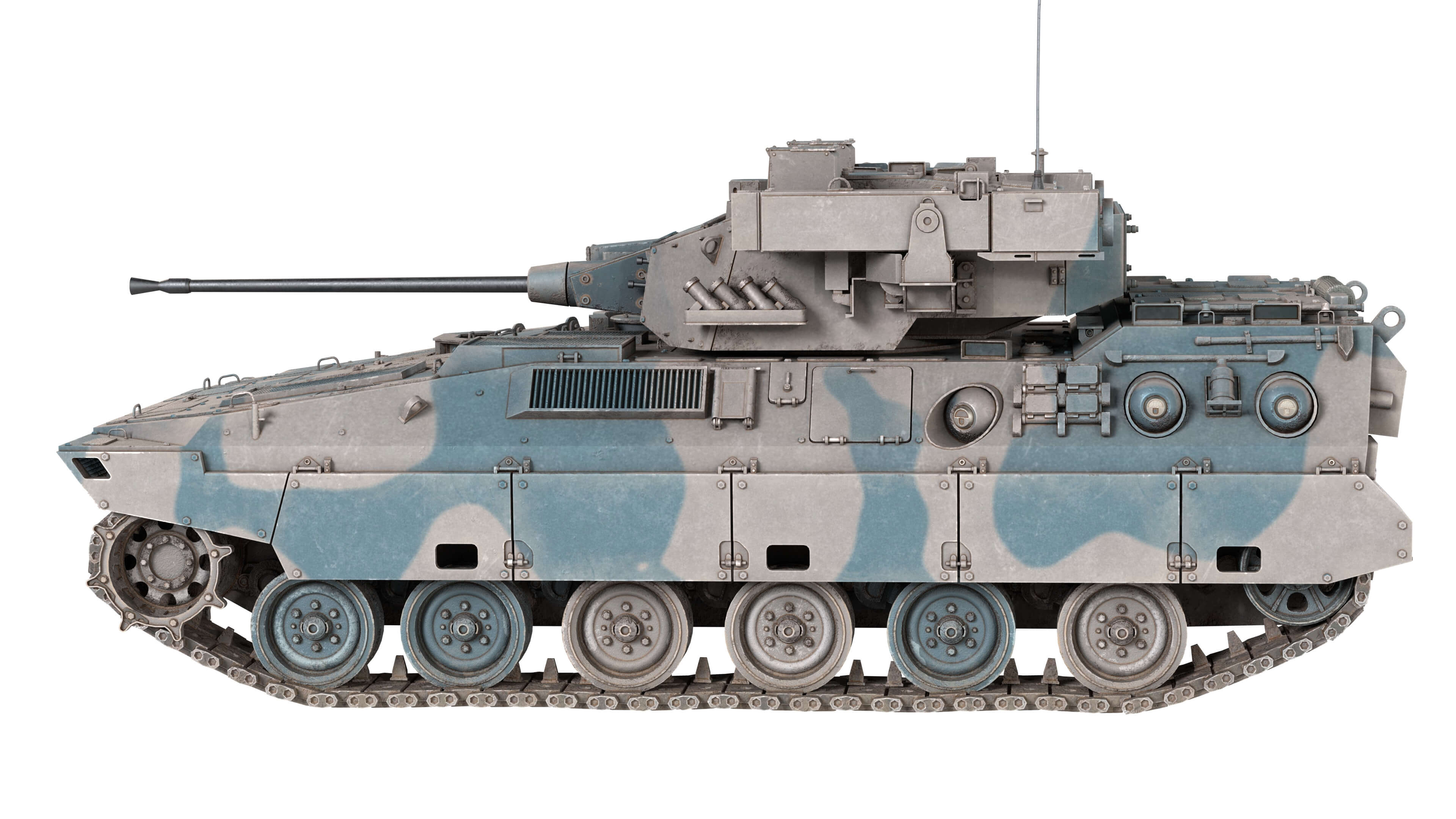 Japanese Type 89 IFV Tank - 3D Model by 3dstudio