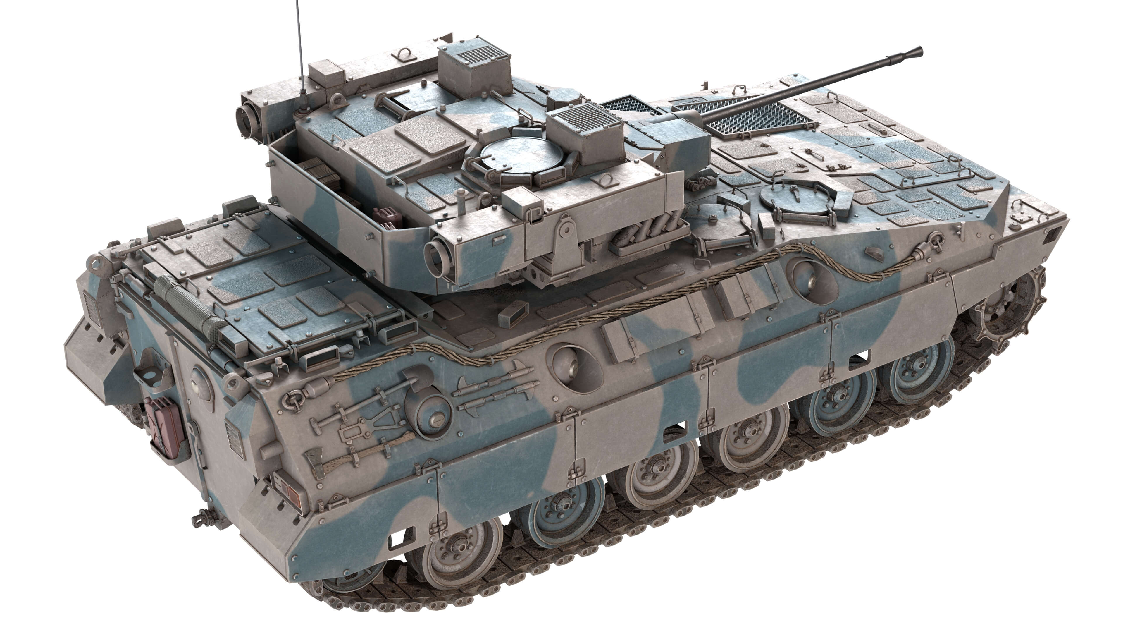 Japanese Type 89 IFV Tank - 3D Model by 3dstudio