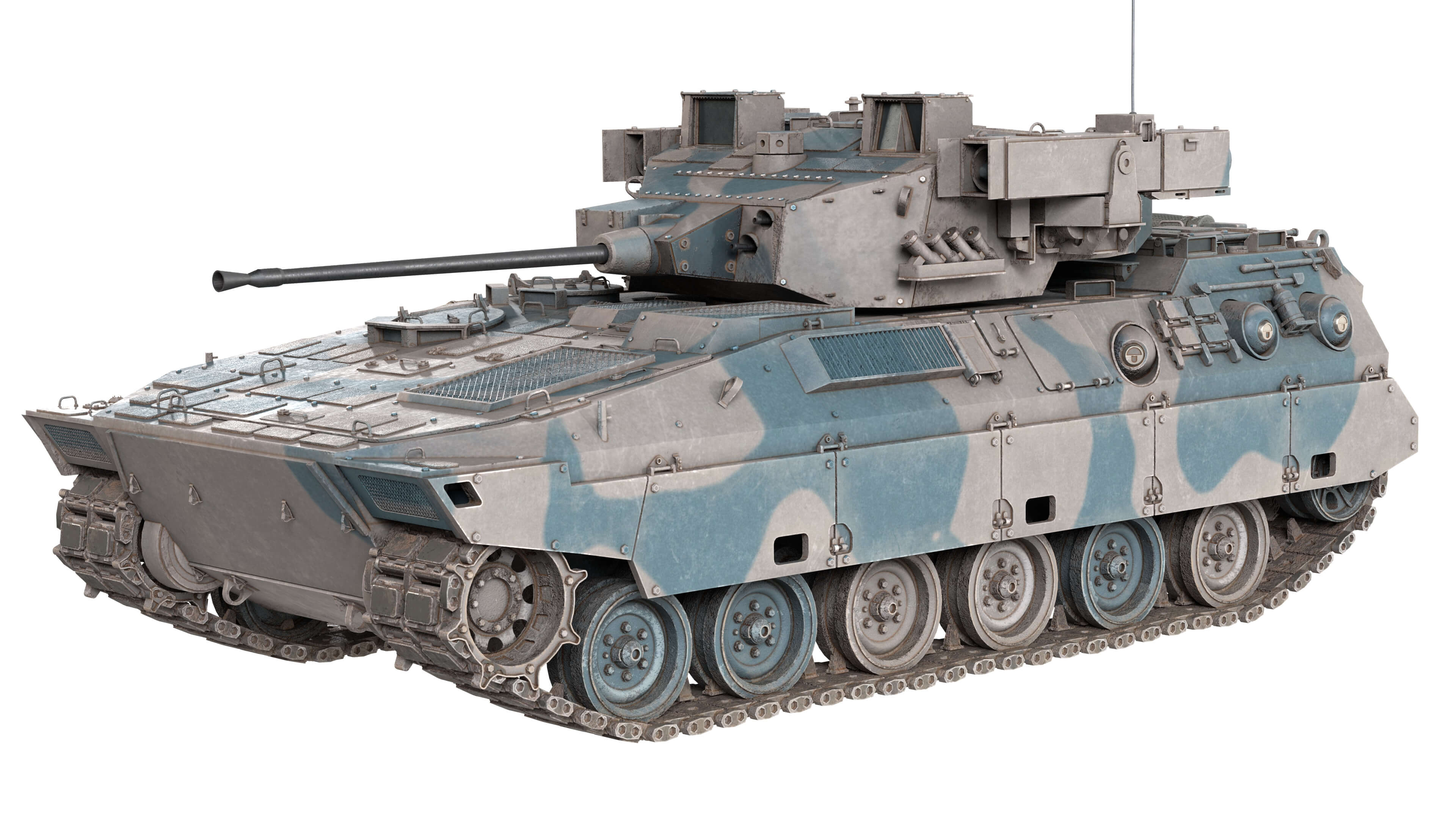 Japanese Type 89 IFV Tank - 3D Model by 3dstudio