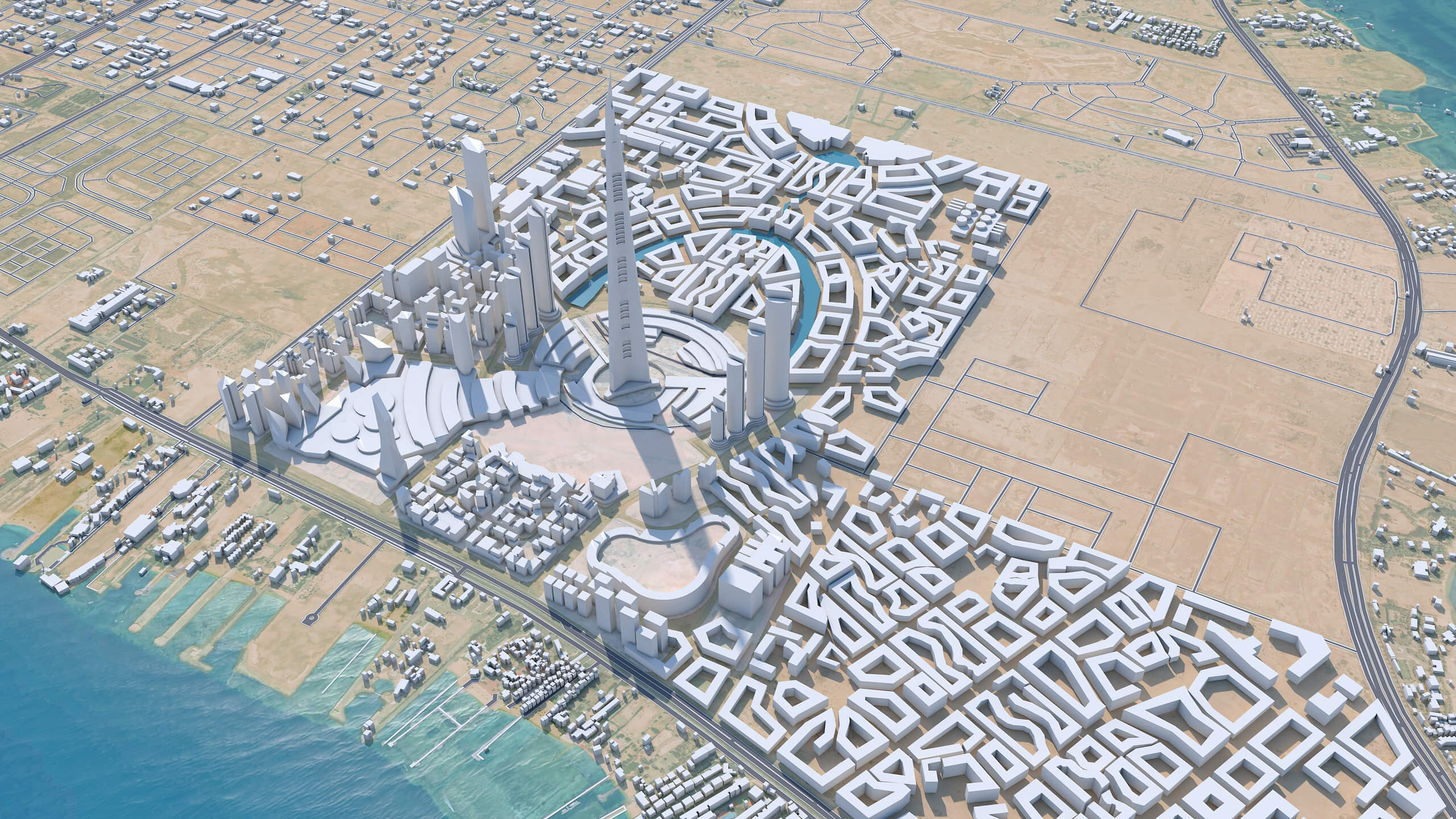 Jeddah Tower 10km - 3D Model by 3dstudio