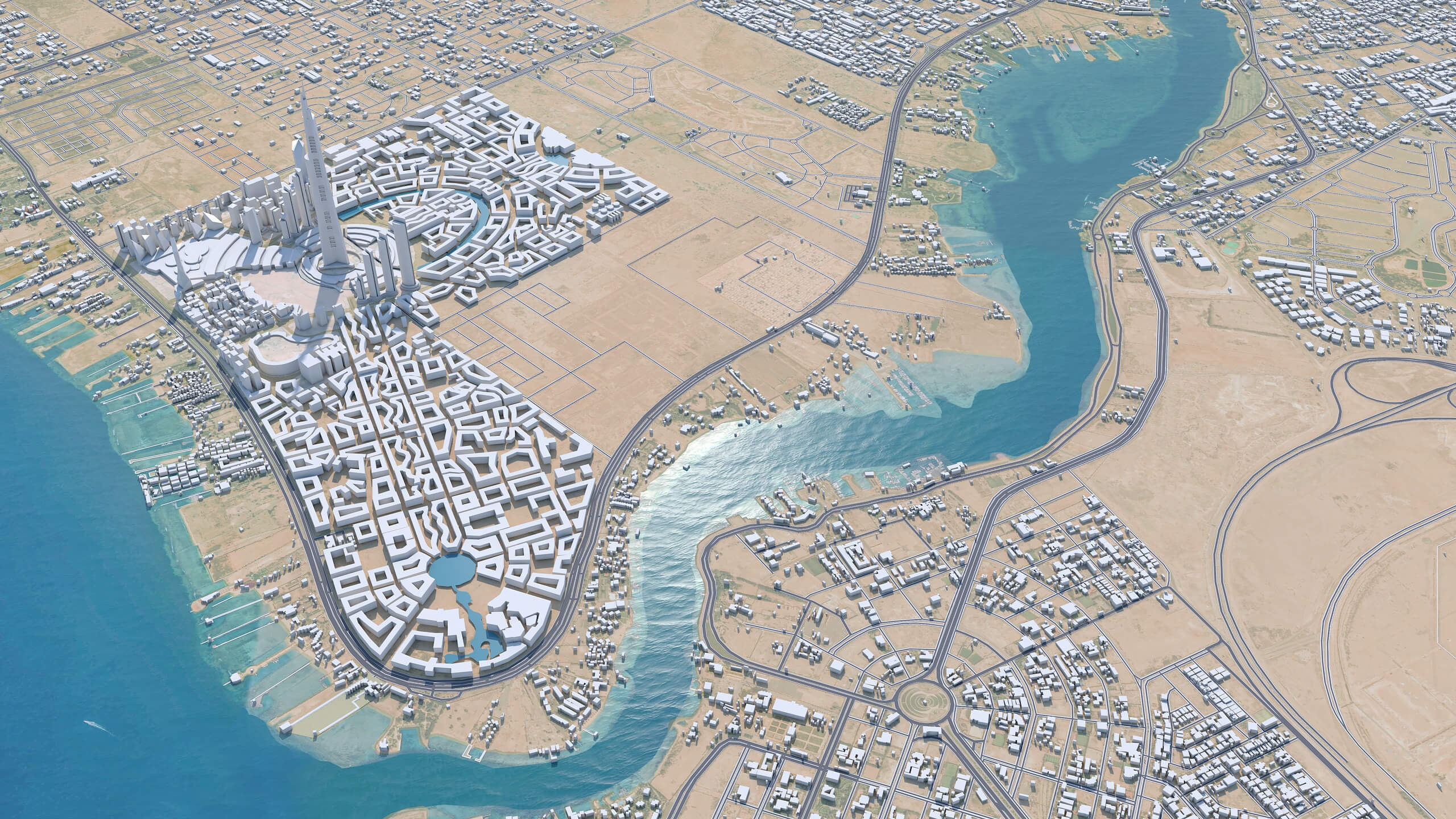 Jeddah Tower 10km - 3D Model by 3dstudio