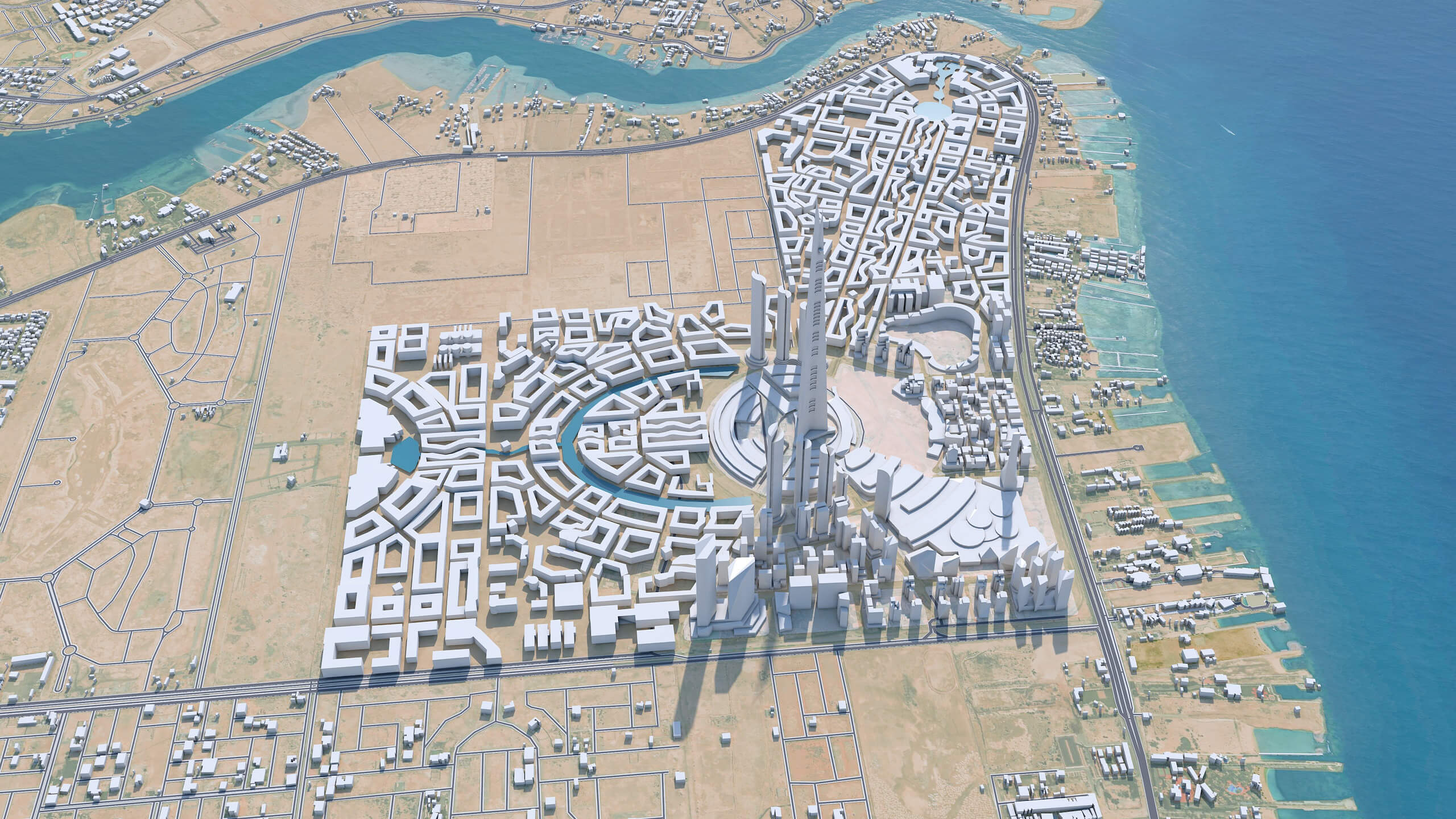 Jeddah Tower 10km - 3D Model by 3dstudio