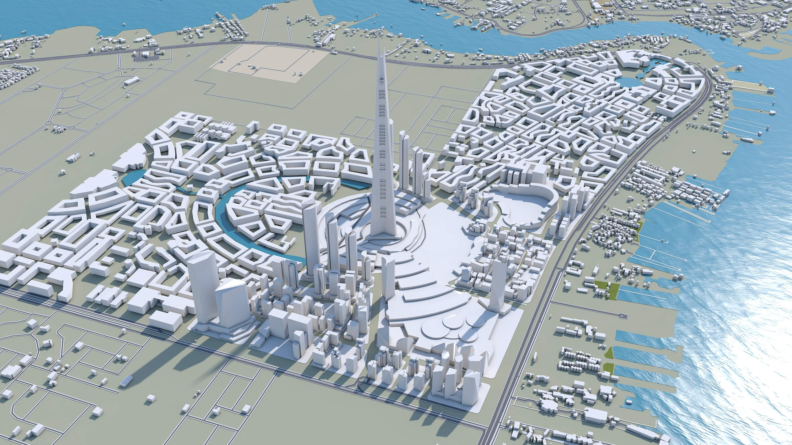 Jeddah Tower 10km - 3D Model by 3dstudio