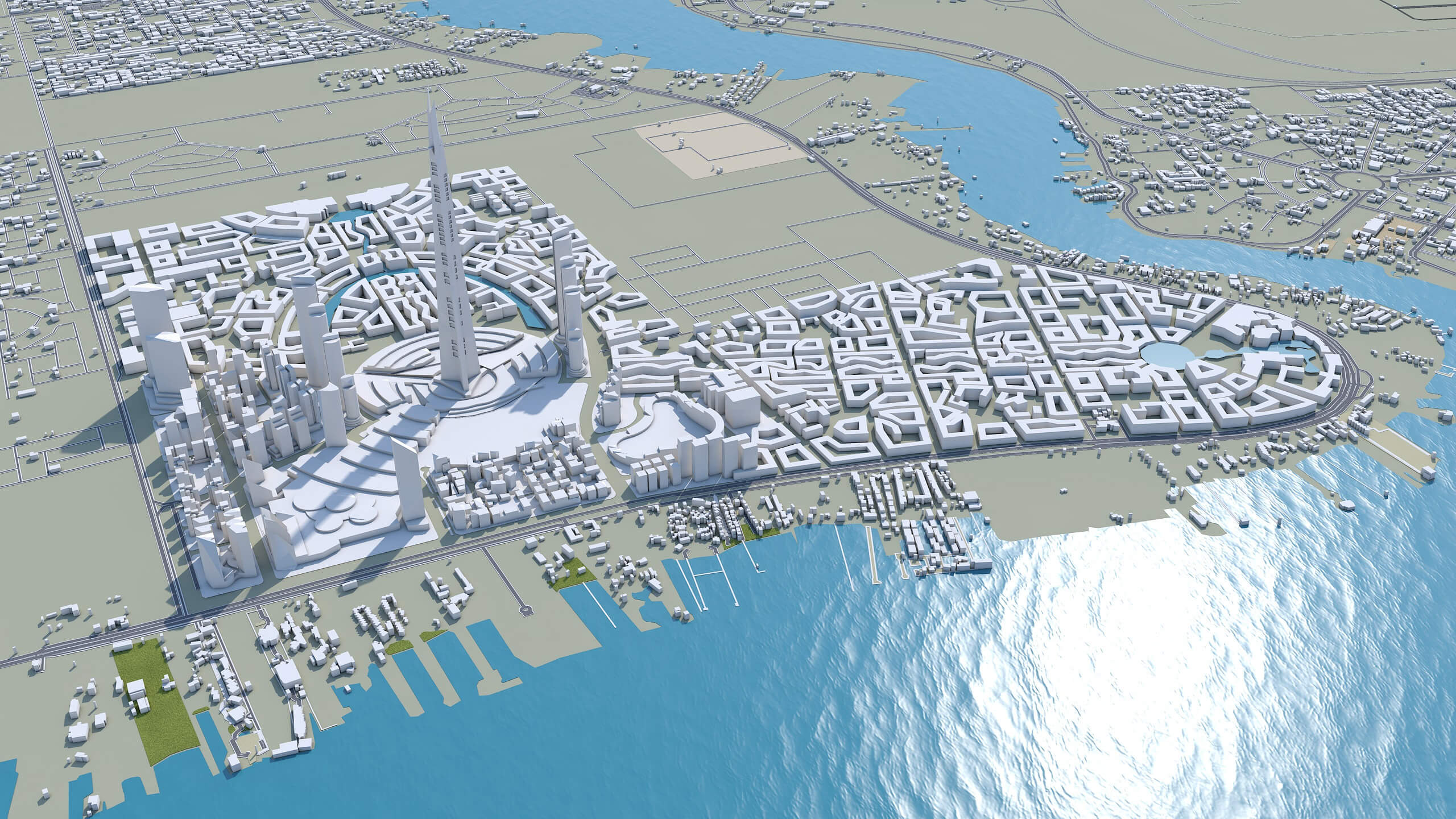 Jeddah Tower 10km - 3D Model by 3dstudio