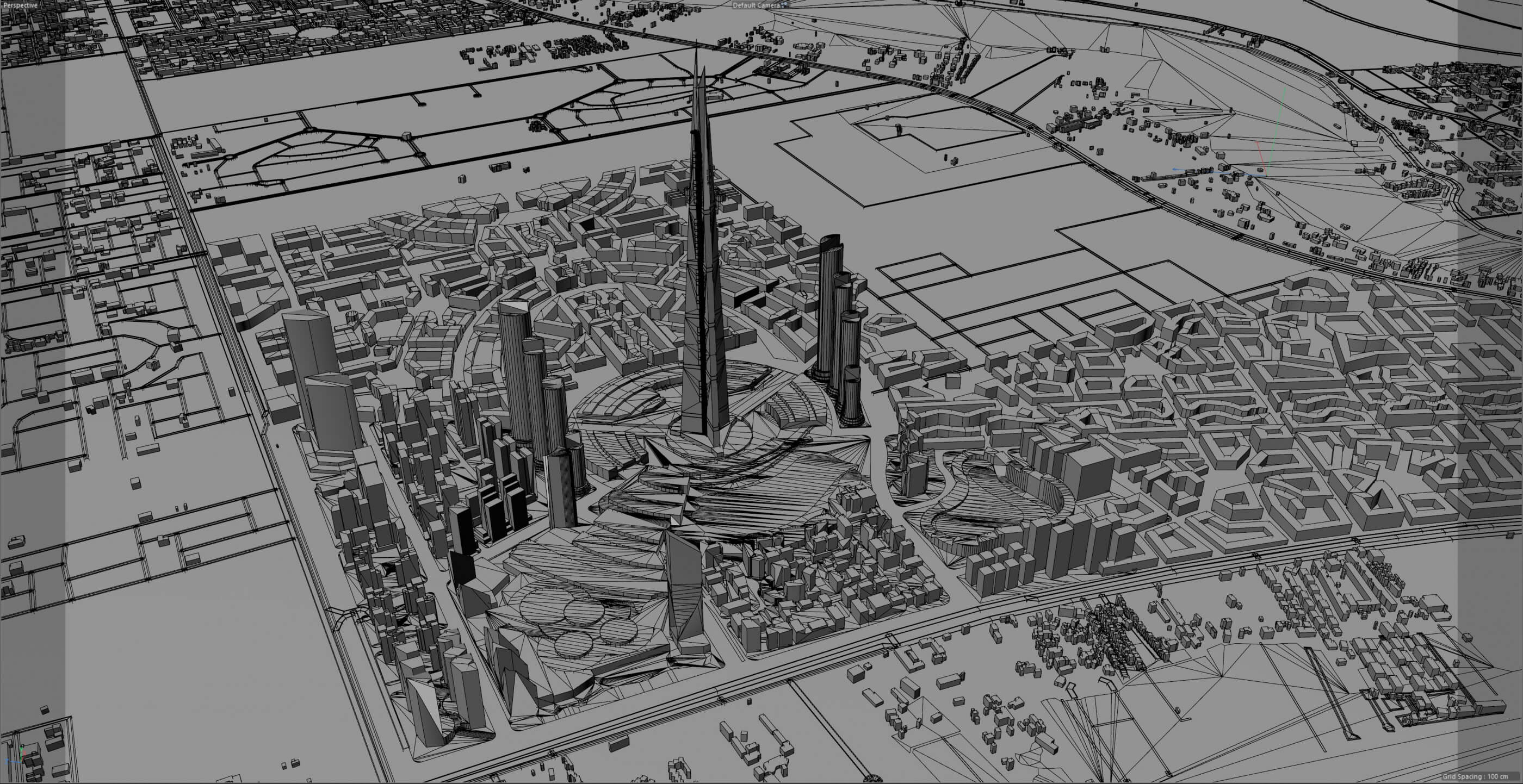 Jeddah Tower 10km - 3D Model by 3dstudio