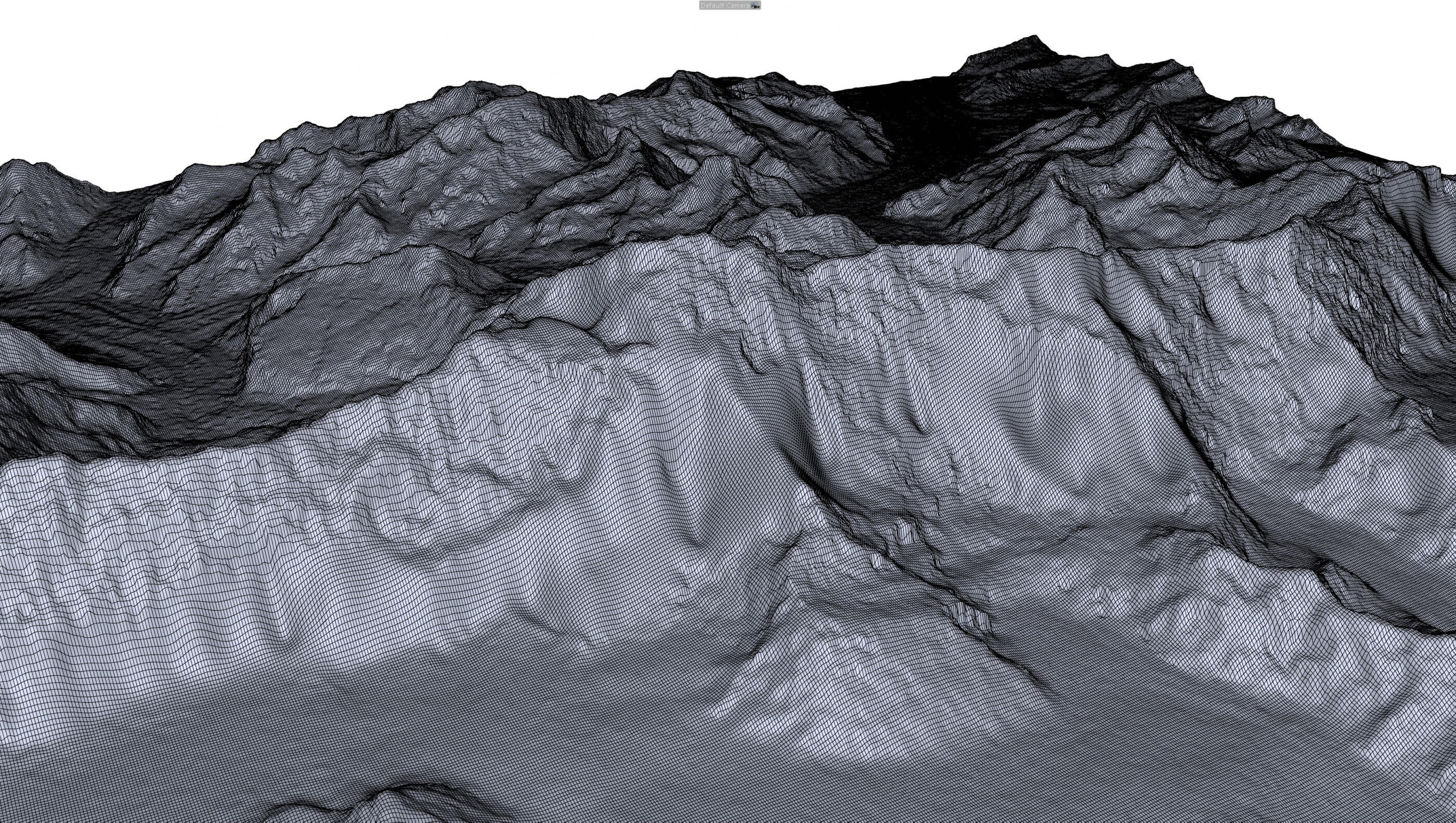 Jengish Chokusu Mountain China Terrain 3D Model by 3dstudio