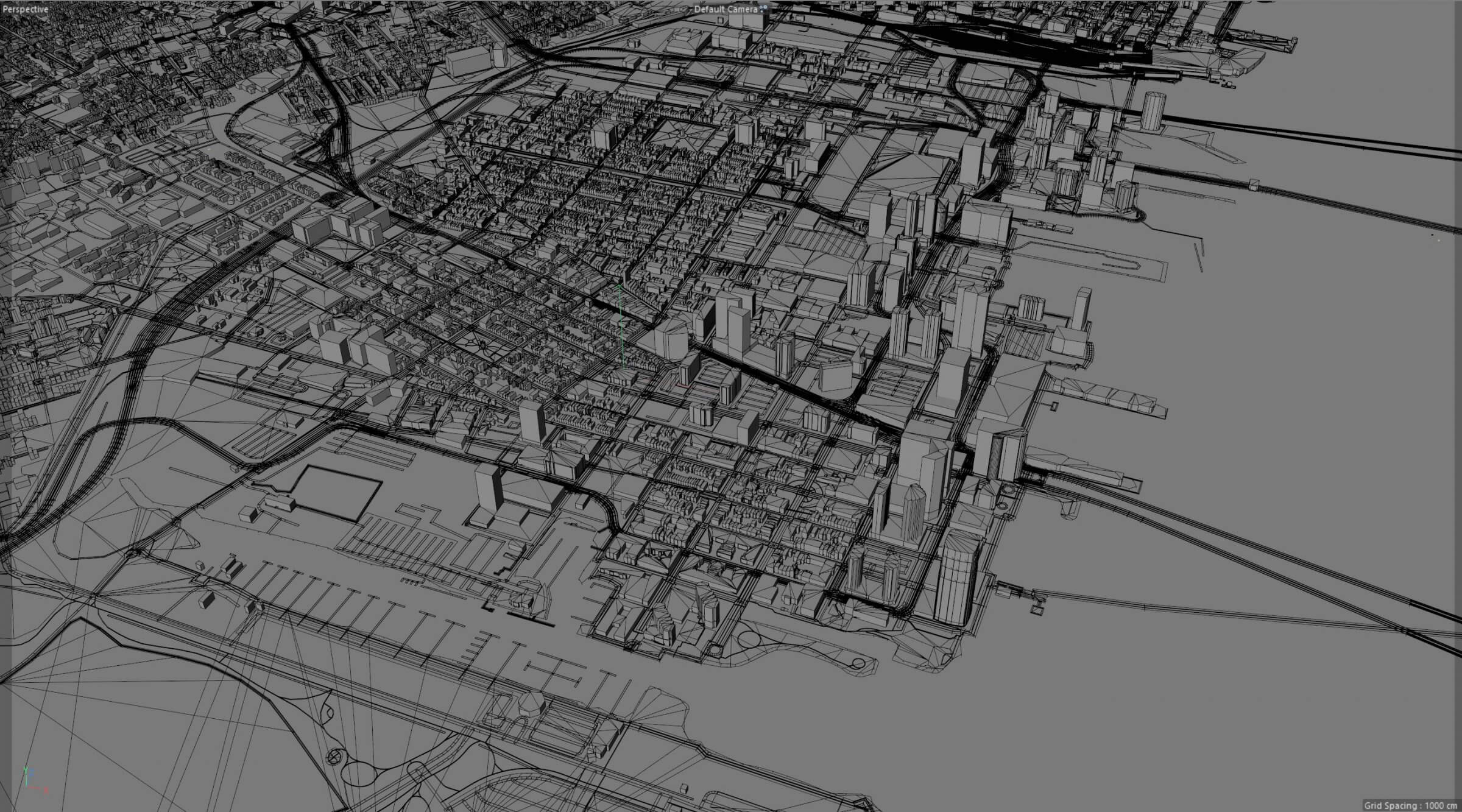 Jersey City Newark, New Jersey 40km - 3D Model by 3dstudio