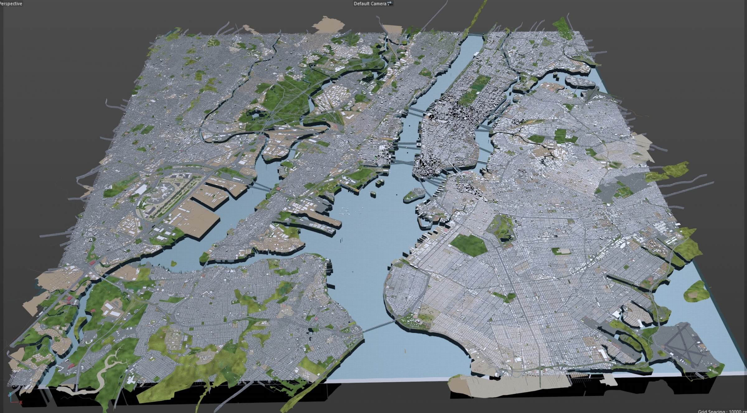 Jersey City Newark, New Jersey 40km - 3D Model by 3dstudio