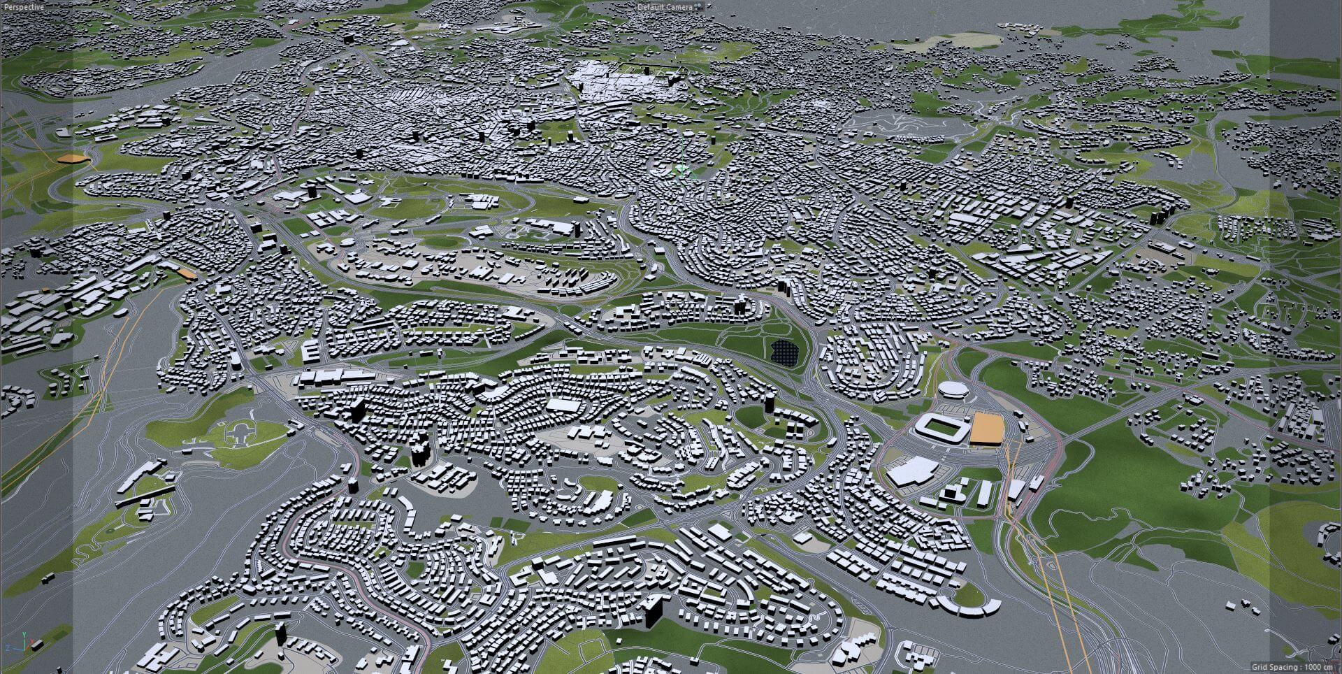 Jerusalem Israel 60km - 3D Model by 3dstudio