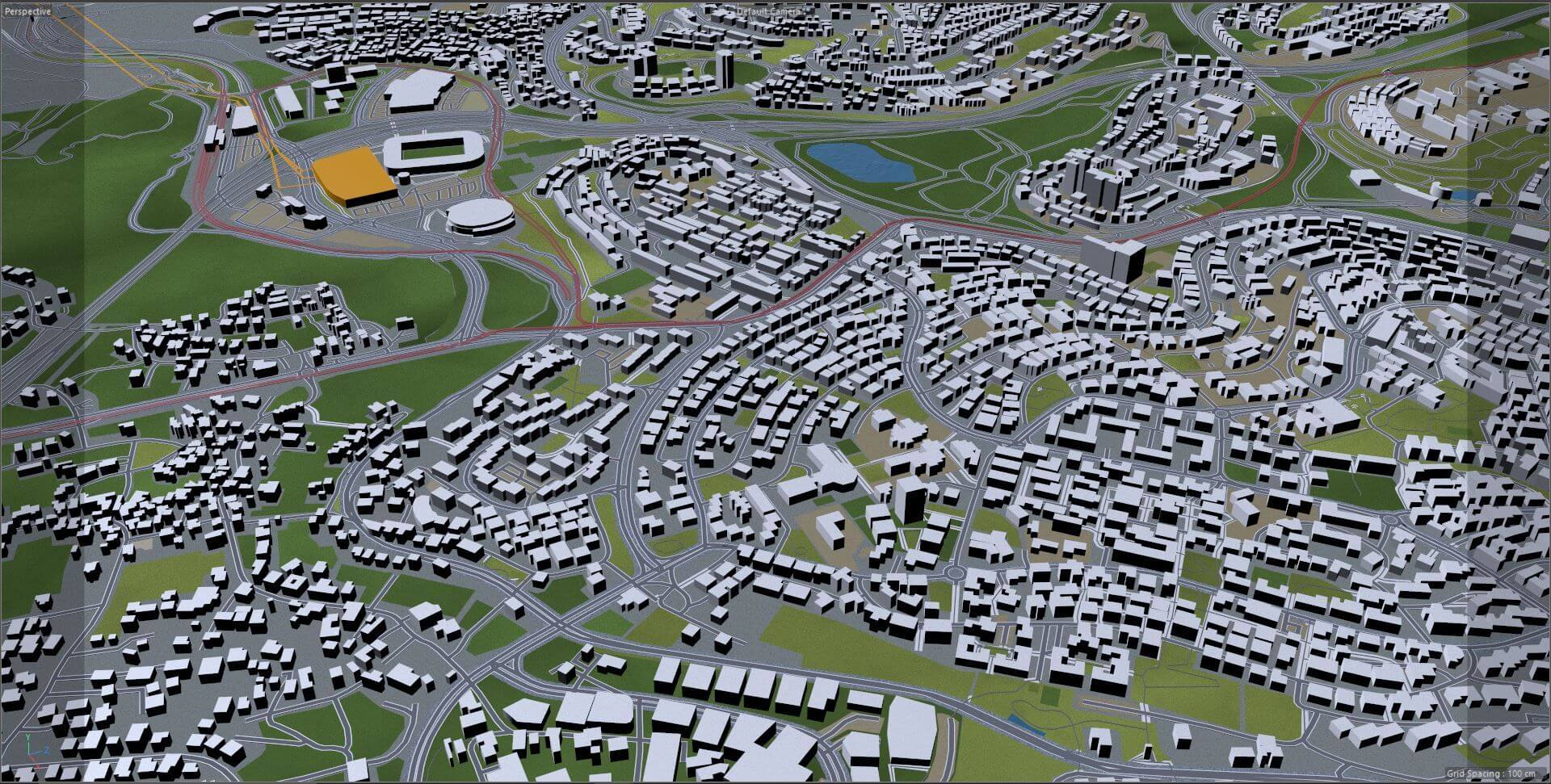 Jerusalem Israel 60km - 3D Model by 3dstudio