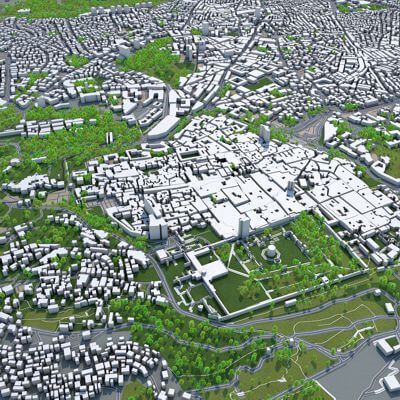 Jerusalem Israel 60km - 3D Model by 3dstudio
