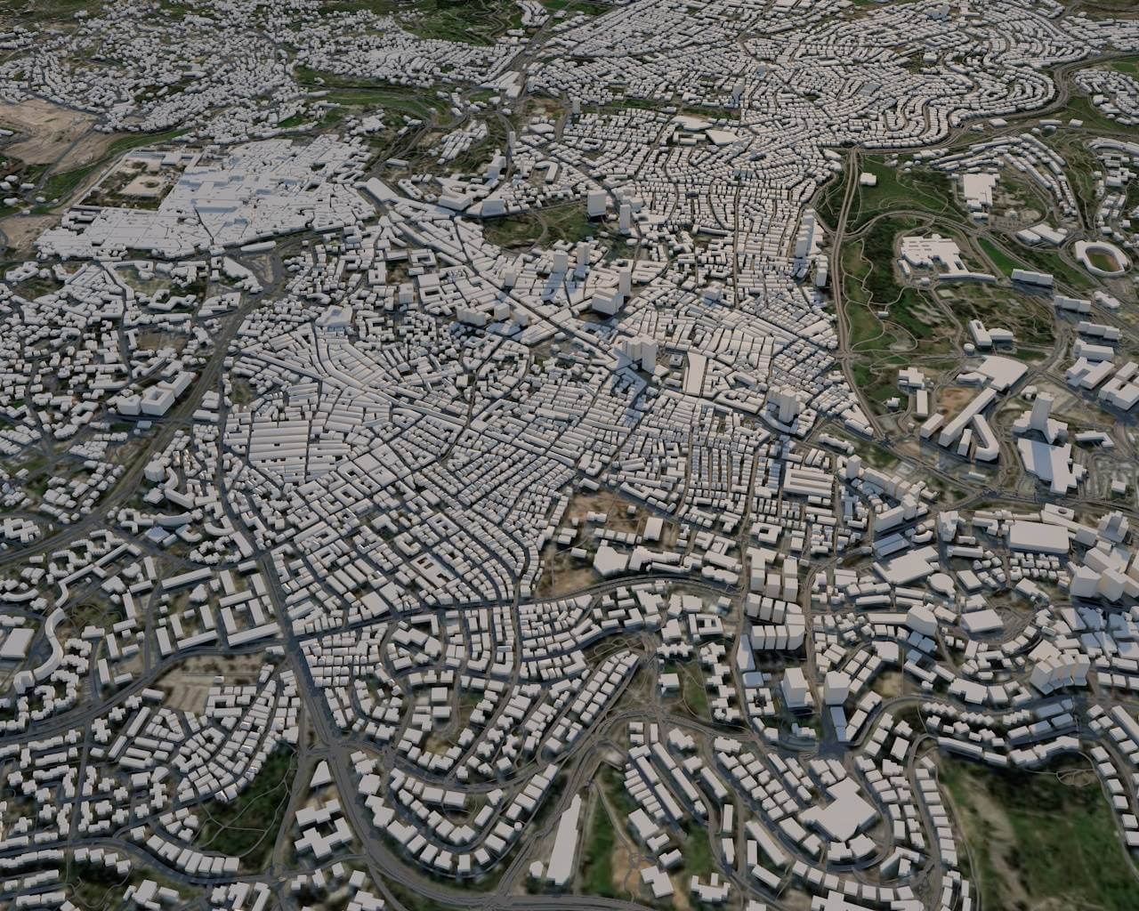 Jerusalem Israel - 3D Model by 3dstudio