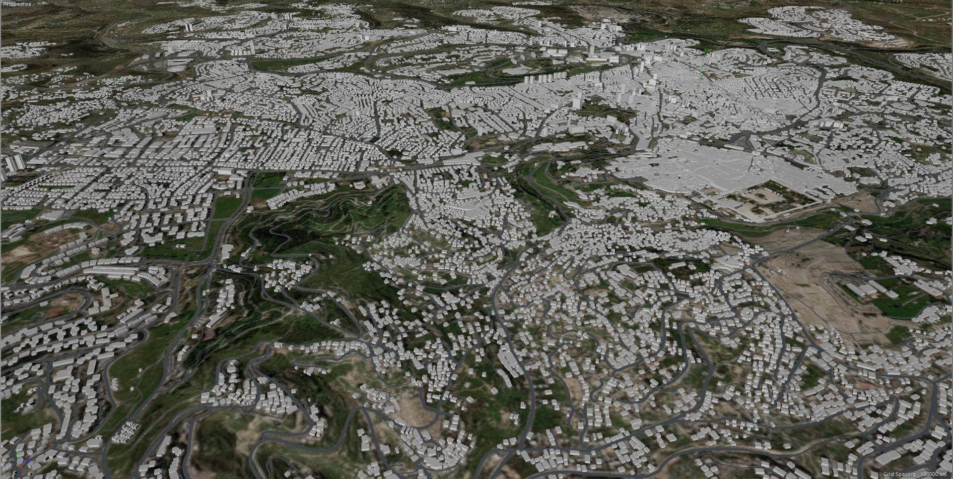 Jerusalem Israel - 3D Model by 3dstudio
