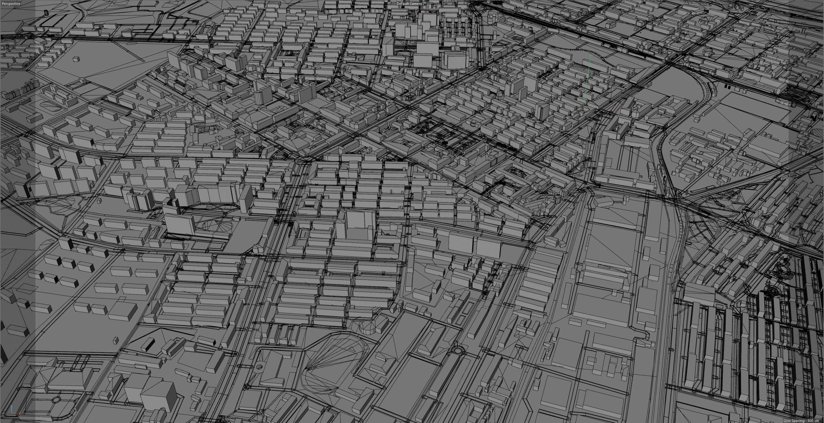 Jixi Heilongjiang City China 3D Model 30km by 3dstudio