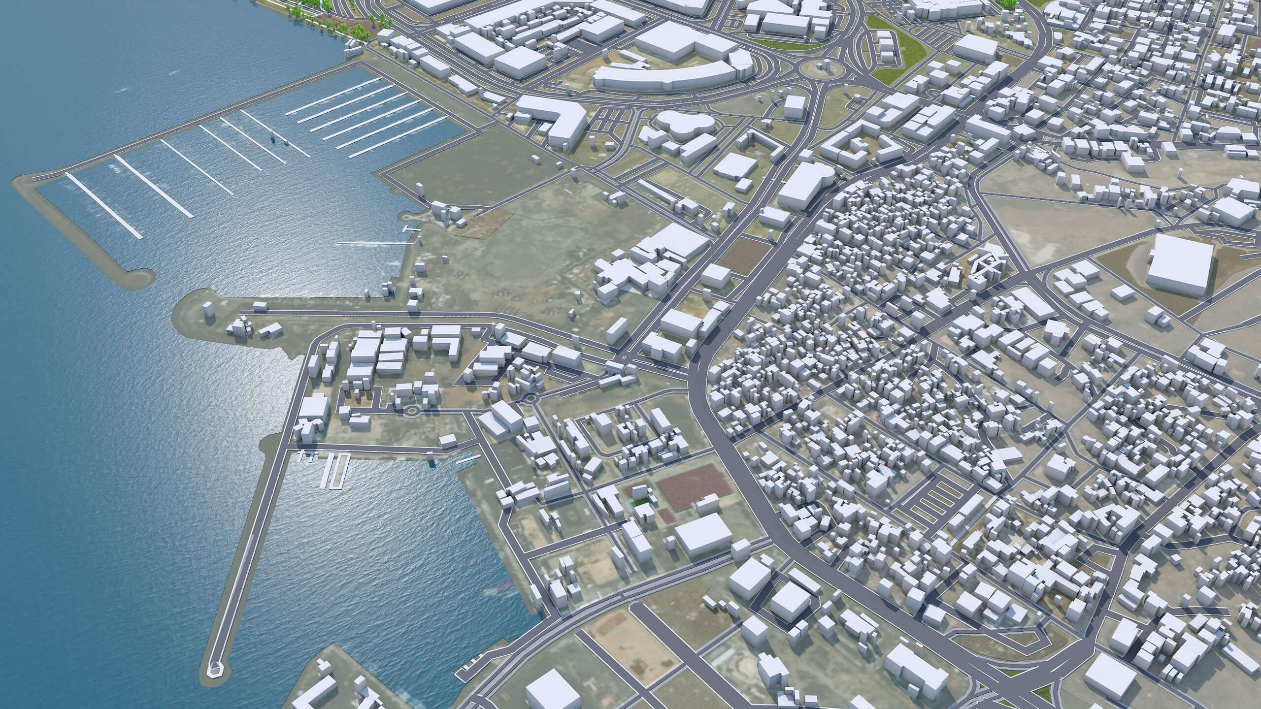 Jizan Jazan City Saudi Arabia 3D Model 30km by 3dstudio