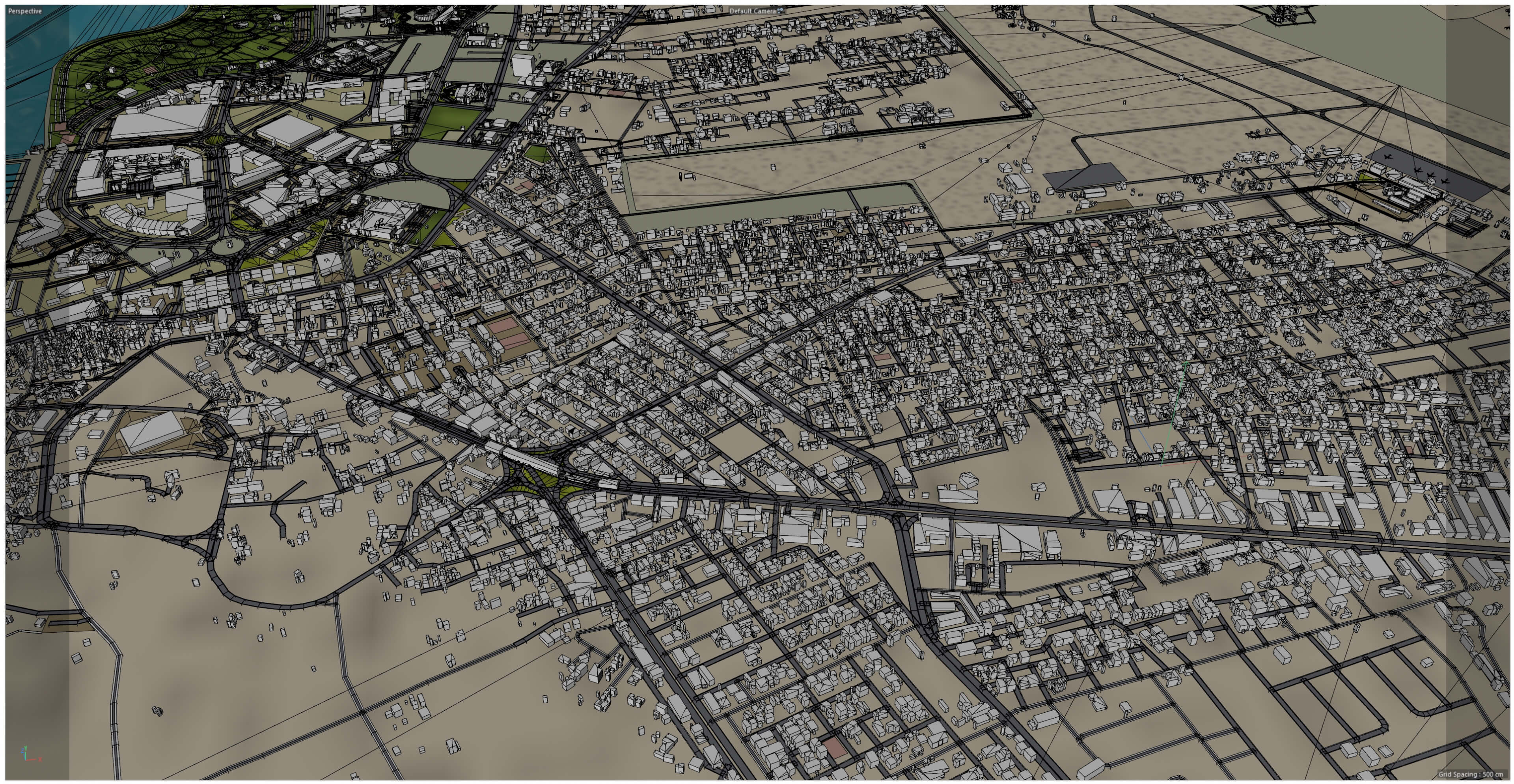 Jizan Jazan City Saudi Arabia 3D Model 30km by 3dstudio