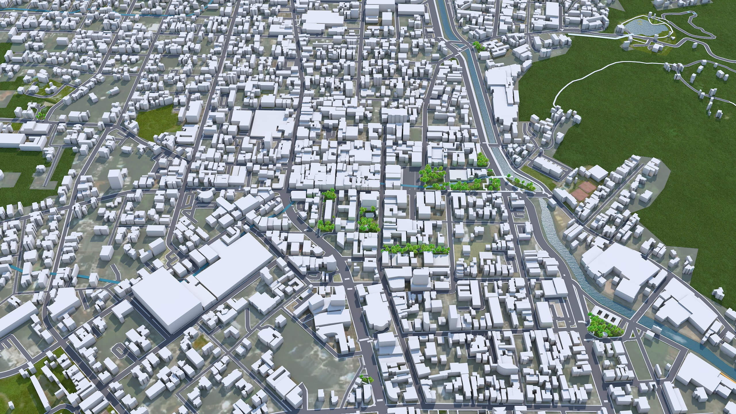 Joinville State of Santa City Catarina Brazil 3D Model 25km by 3dstudio