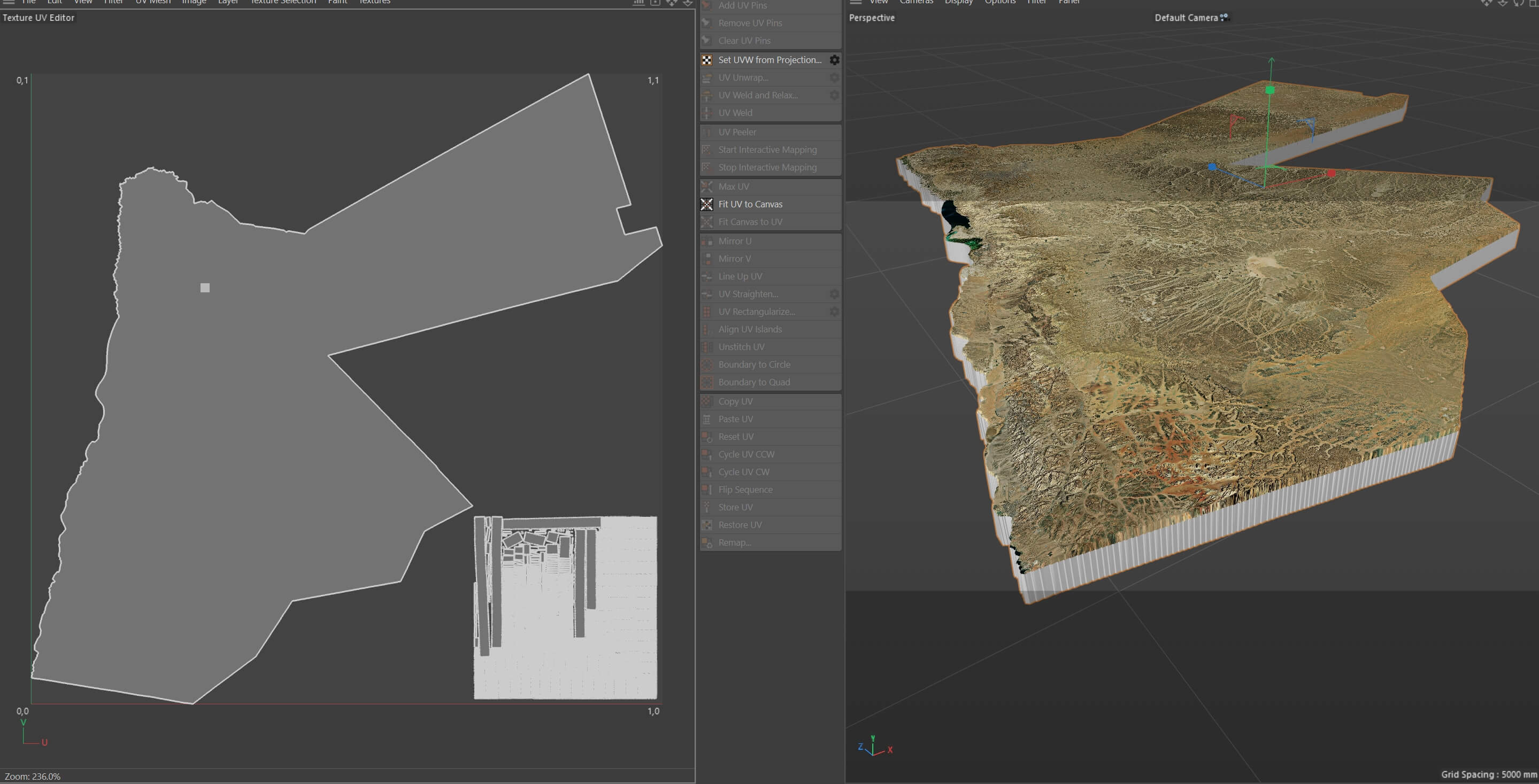 Jordan Terrain Map - 3D Model by 3dstudio