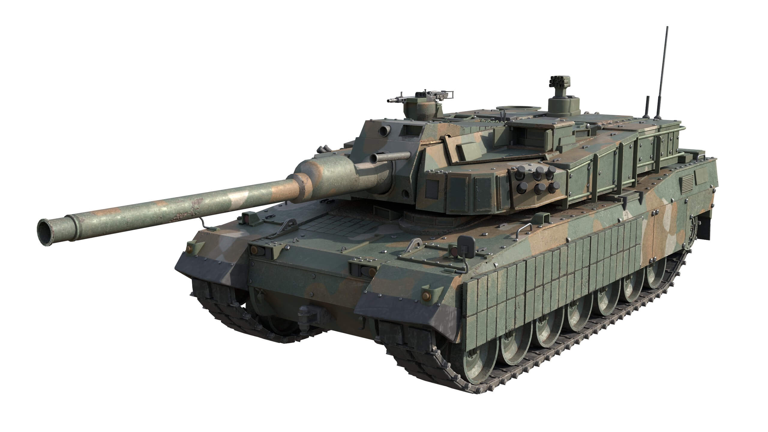 K2 Black Panther Tank - 3D Model by 3dstudio