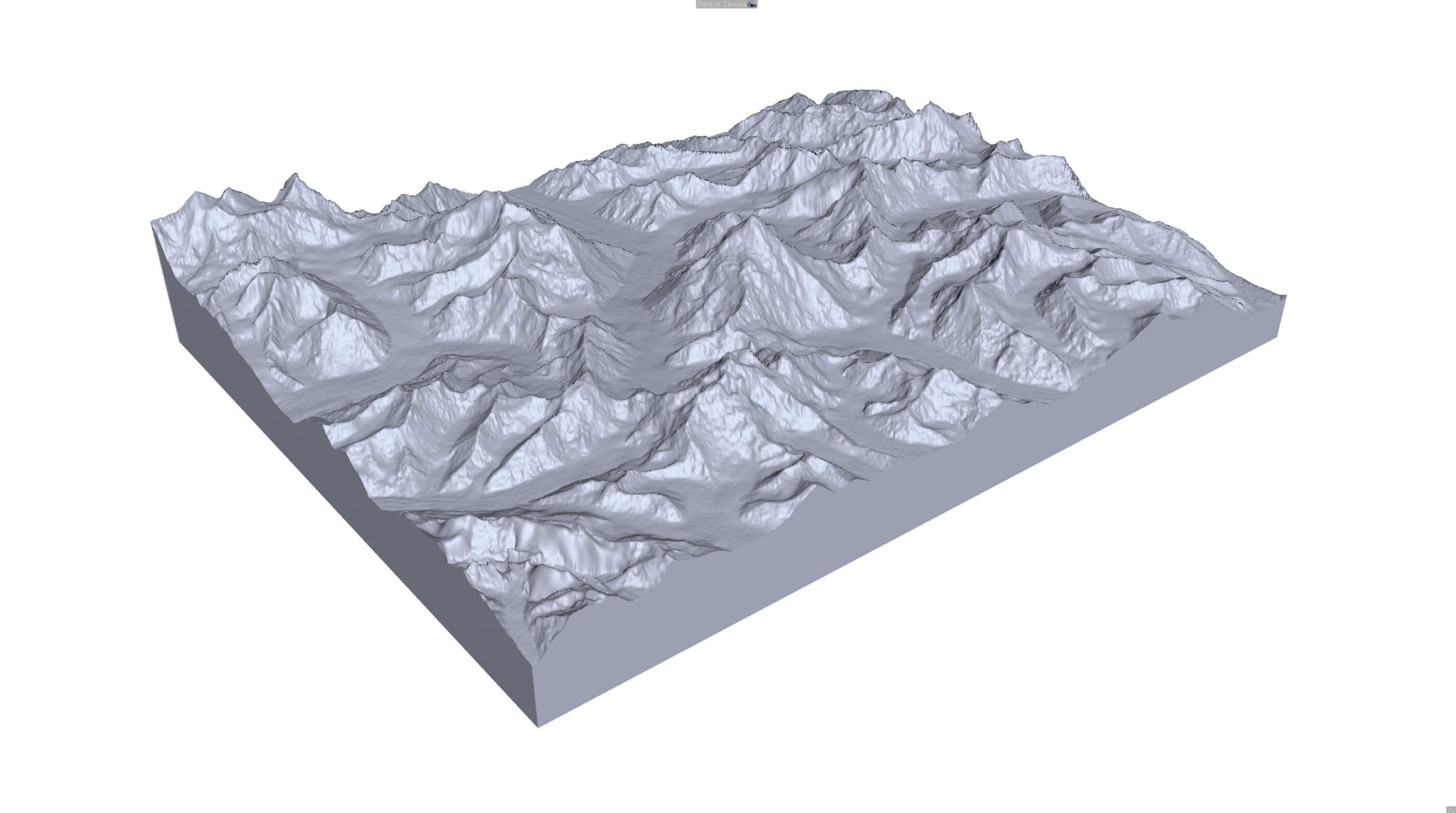 K2 Mountain Pakistan Terrain 3D Model by 3dstudio