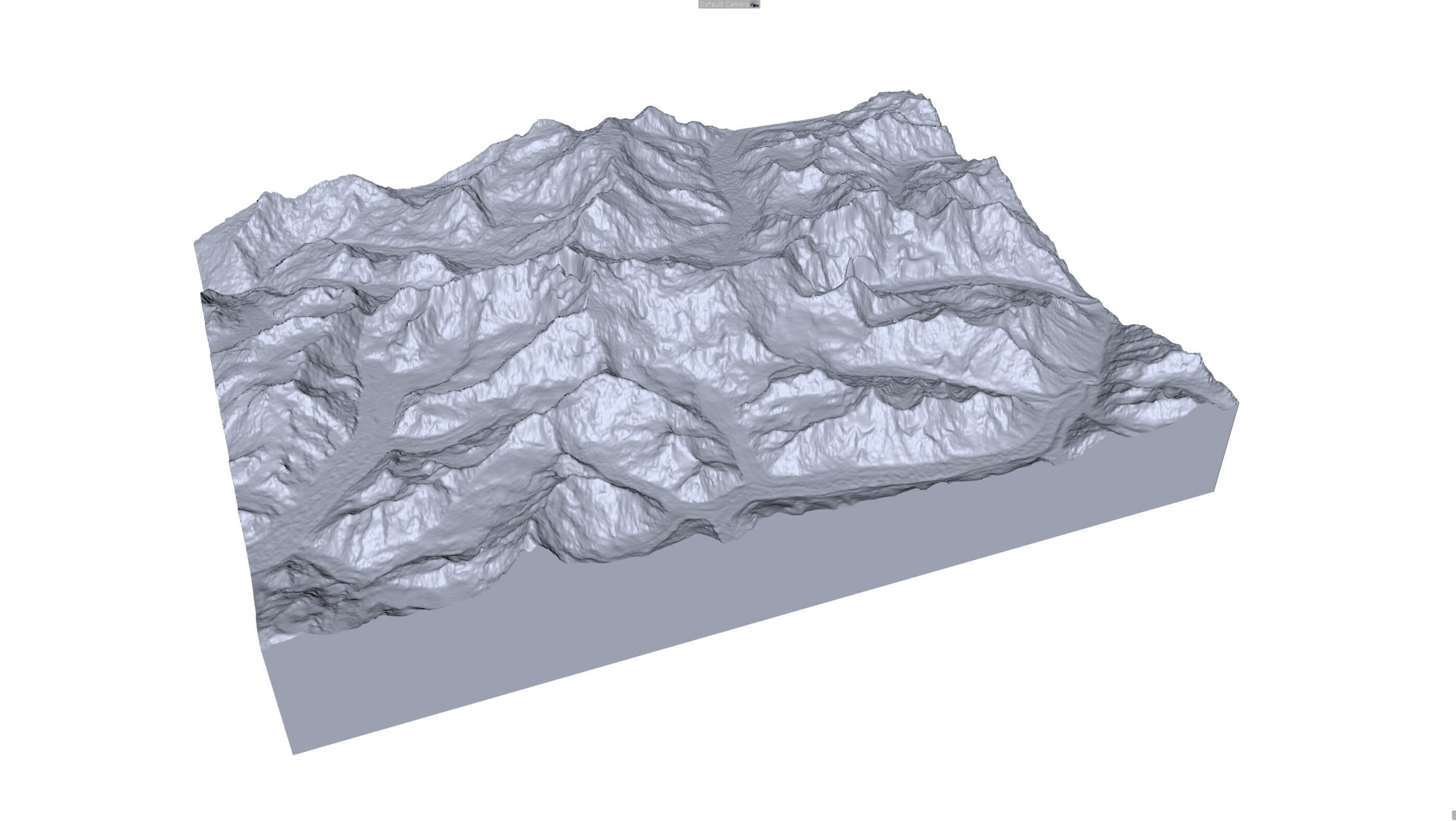 Kangchenjunga Mountain India Nepal Terrain 3D Model by 3dstudio