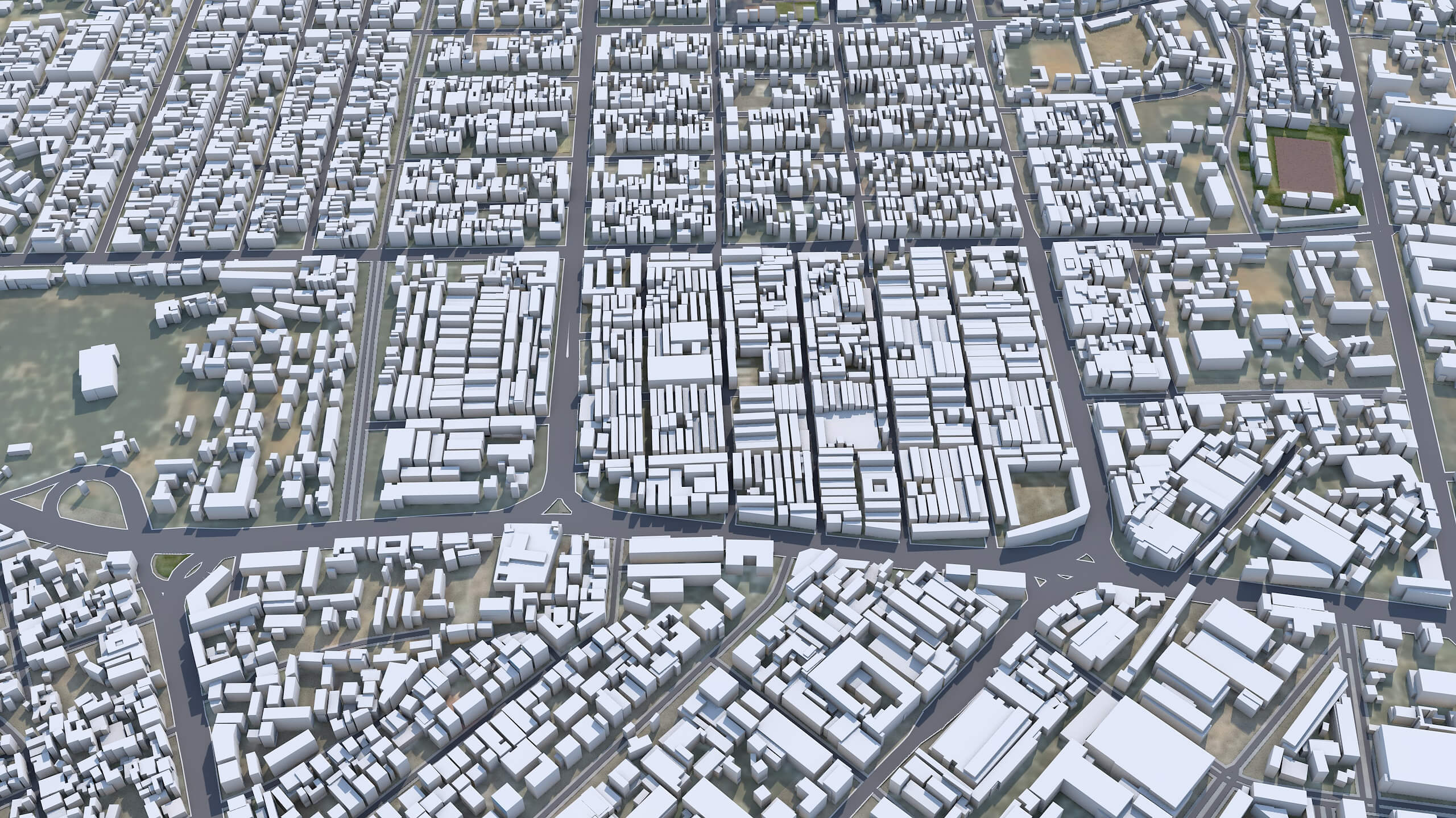 Kano City Nigeria 3D Model 40km by 3dstudio