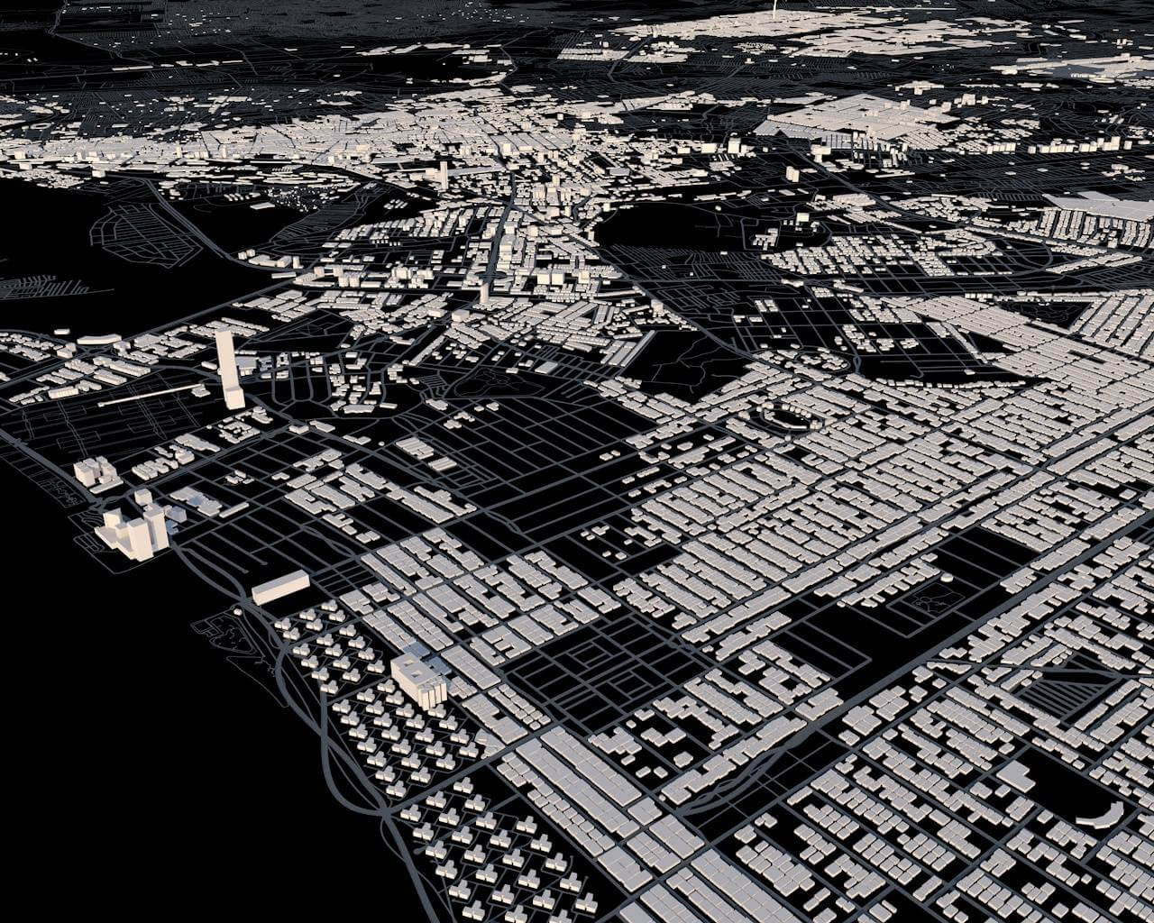 Karachi Pakistan - 3D Model by 3dstudio