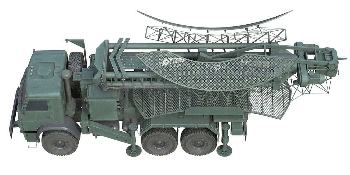 Kasta 2E2 Antenna Truck - 3D Model by 3dstudio