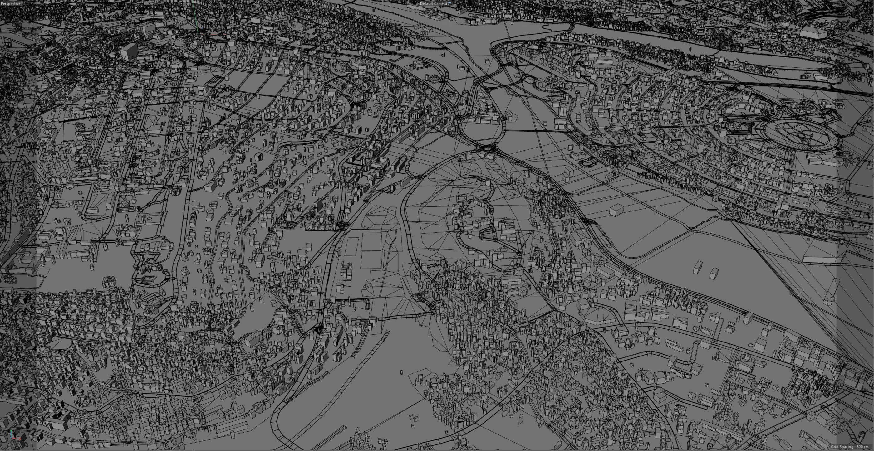 Kigali City Rwanda 3D Model 30km by 3dstudio