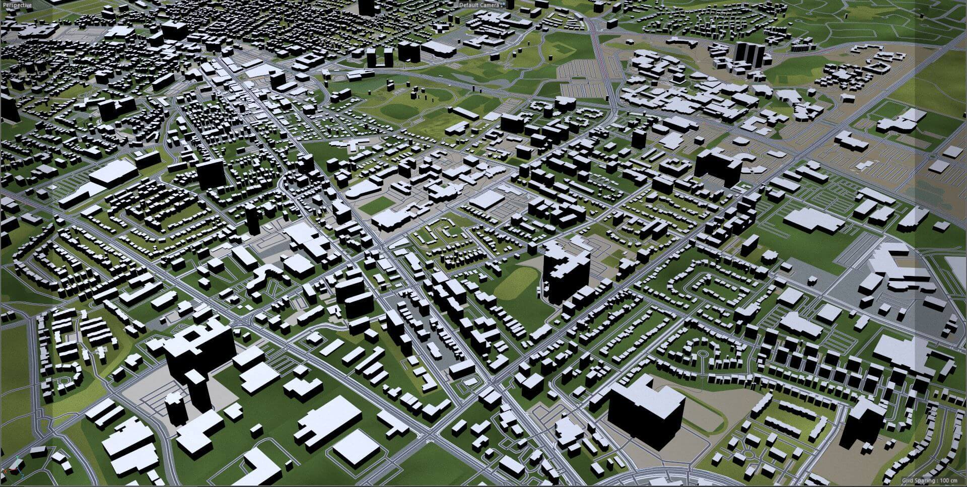 Kitchener Canada 40km - 3D Model by 3dstudio