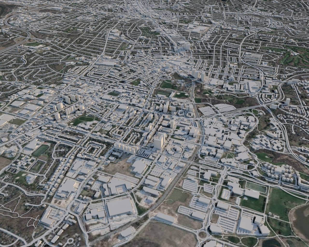 Kitchener Canada - 3D Model by 3dstudio